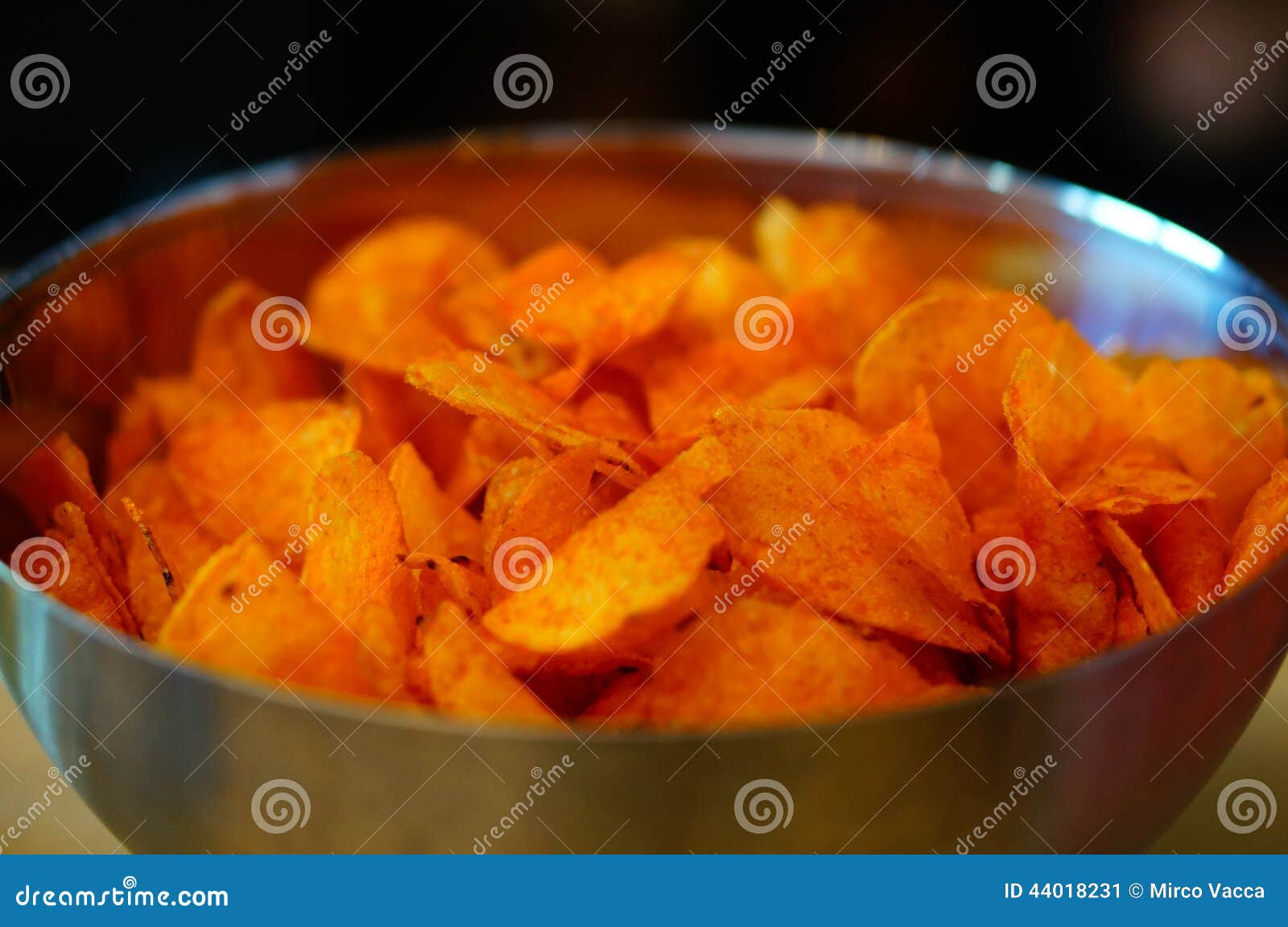 Spiced chips stock image. Image of food, bowl, chips - 44018231