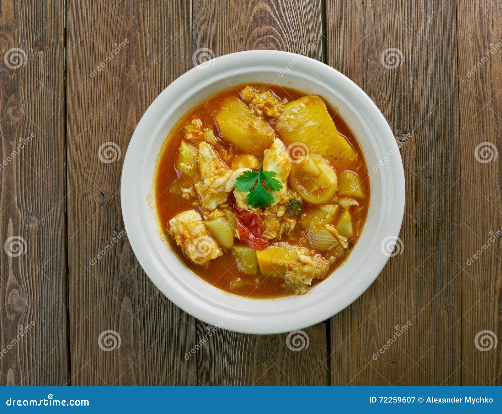 Spiced haddock chowder stock image. Image of prepared - 72259607