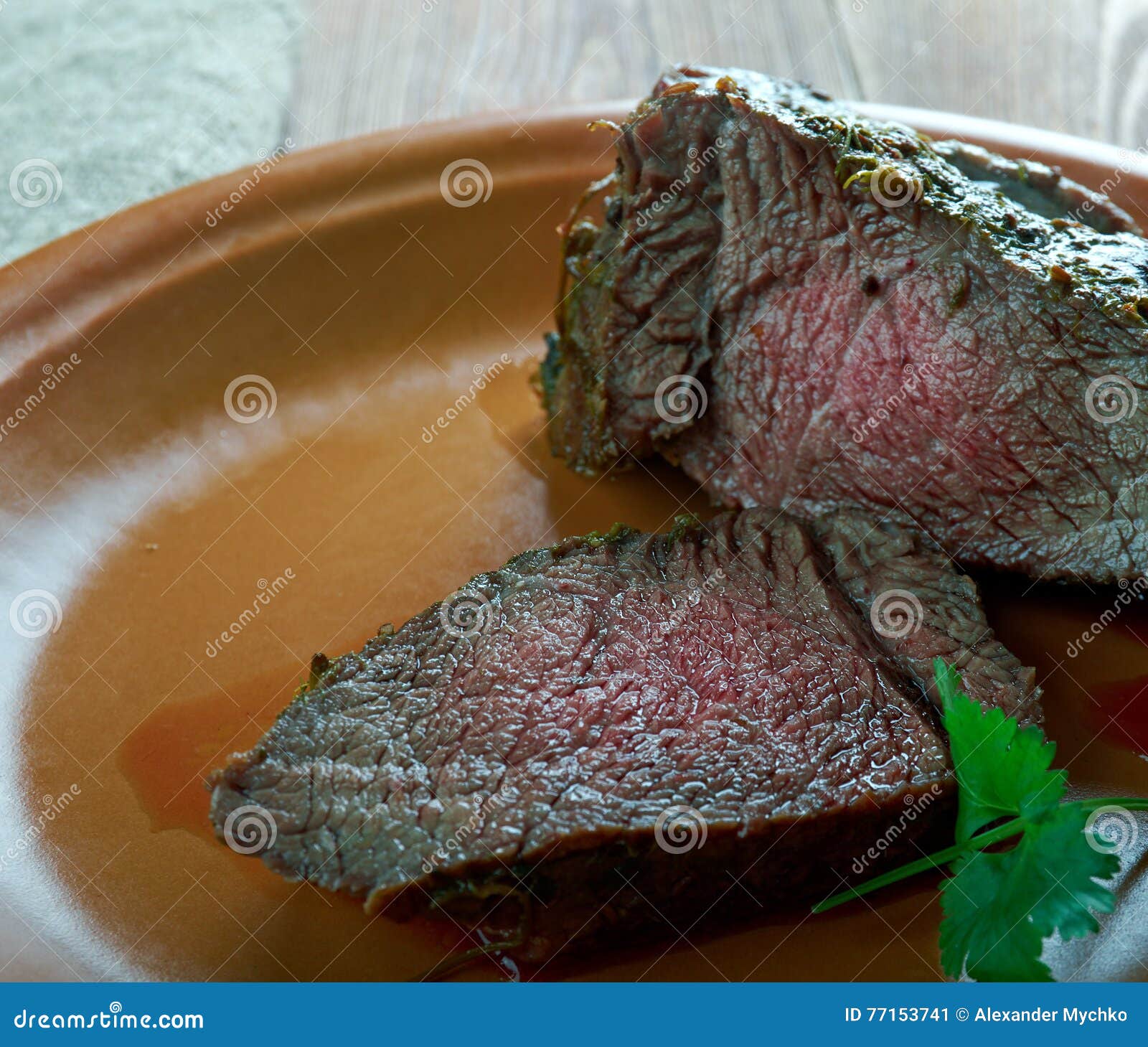 Spiced Silverside Beef stock image. Image of meal, sliced - 77153741