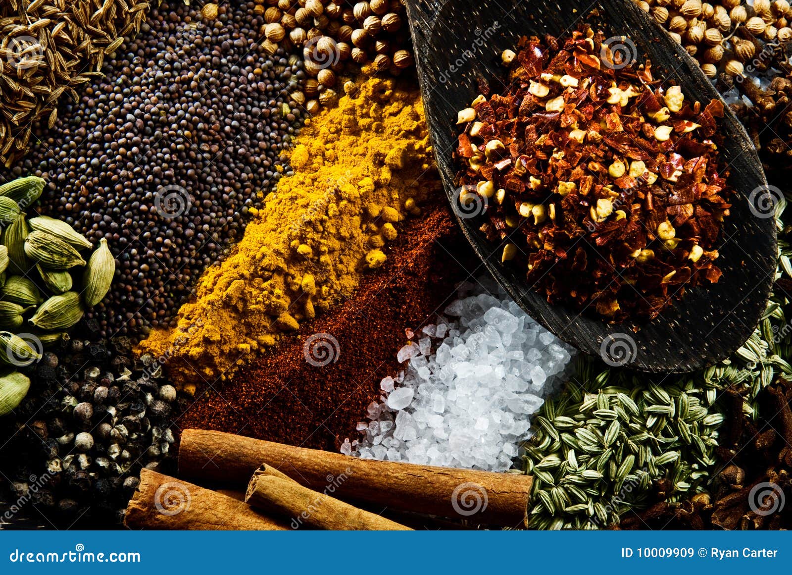 Spices stock image. Image of ingredient, clove, aromatic - 10009909