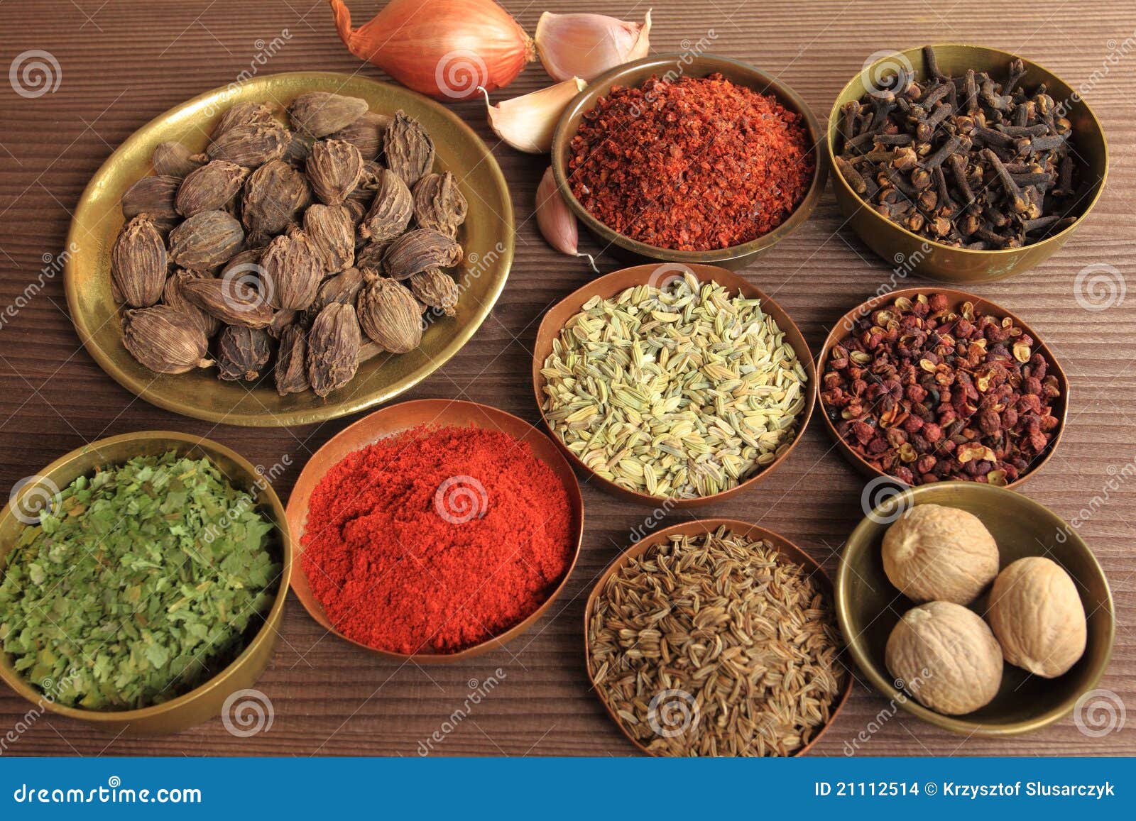 Spices stock photo. Image of spices, copper, colourful - 21112514
