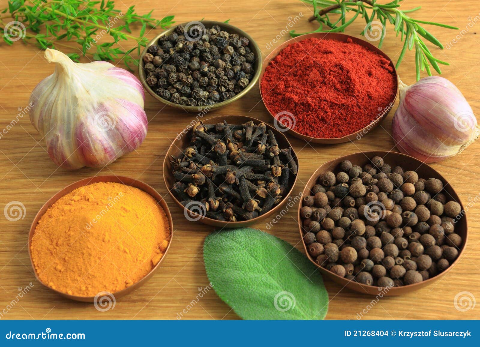 Spices stock photo. Image of cooking, pepper, garlic - 21268404
