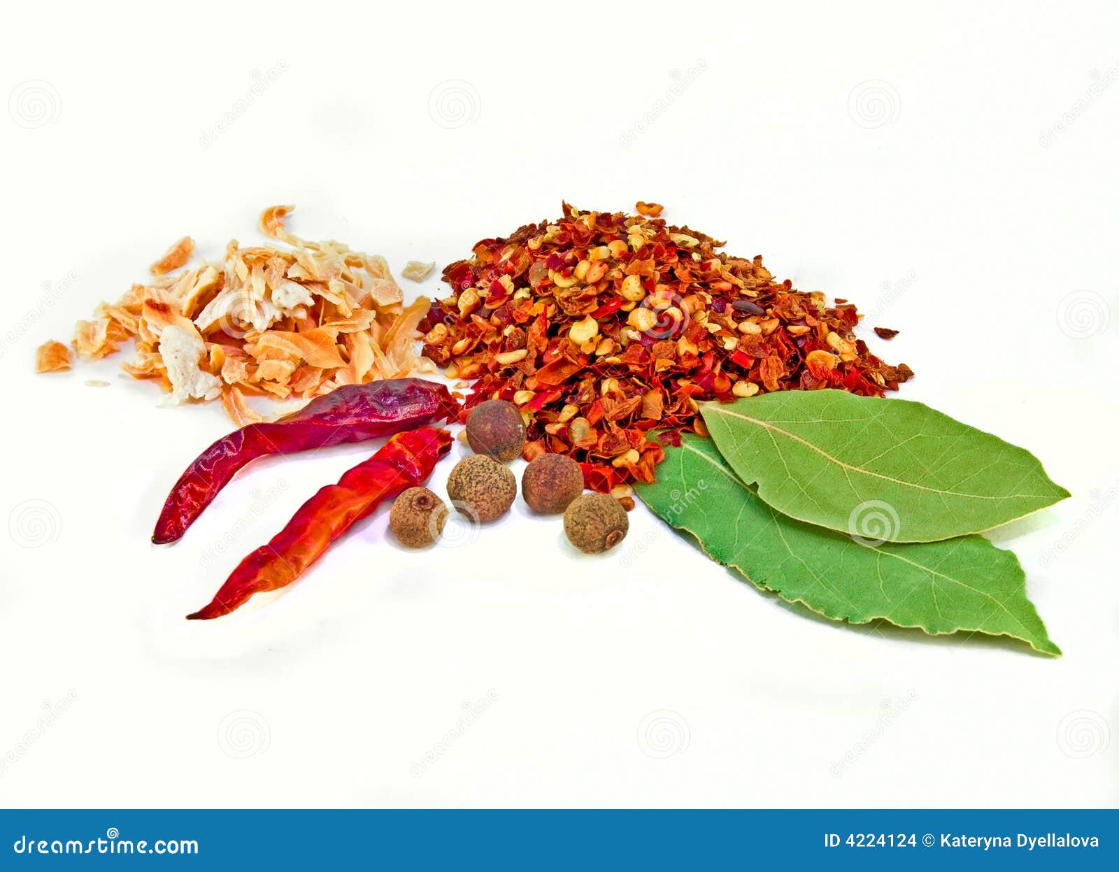 Spices stock photo. Image of herbs, leaf, cuisine, flakes - 4224124