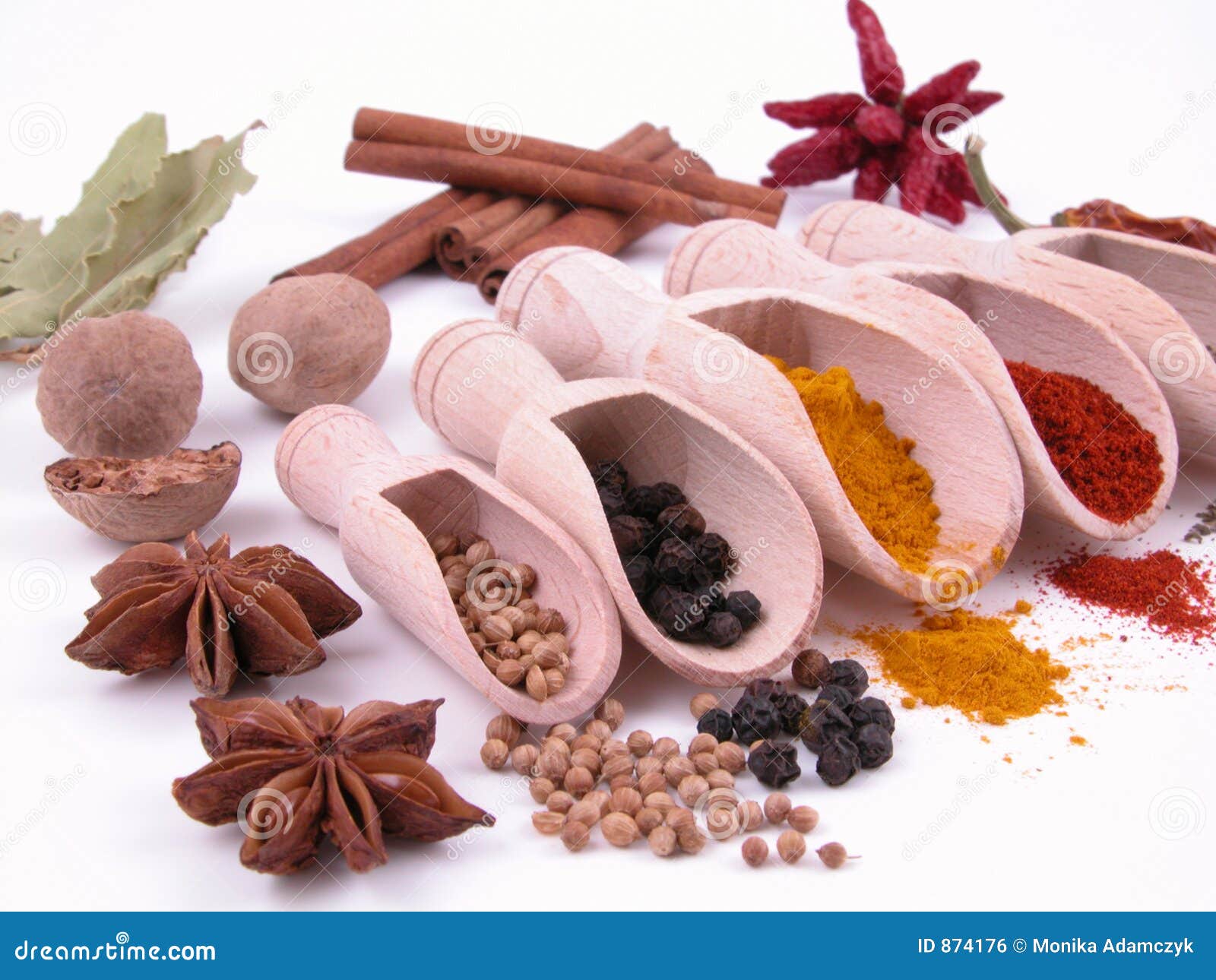 Spices stock photo. Image of dried, recipe, kitchen, paprika - 874176