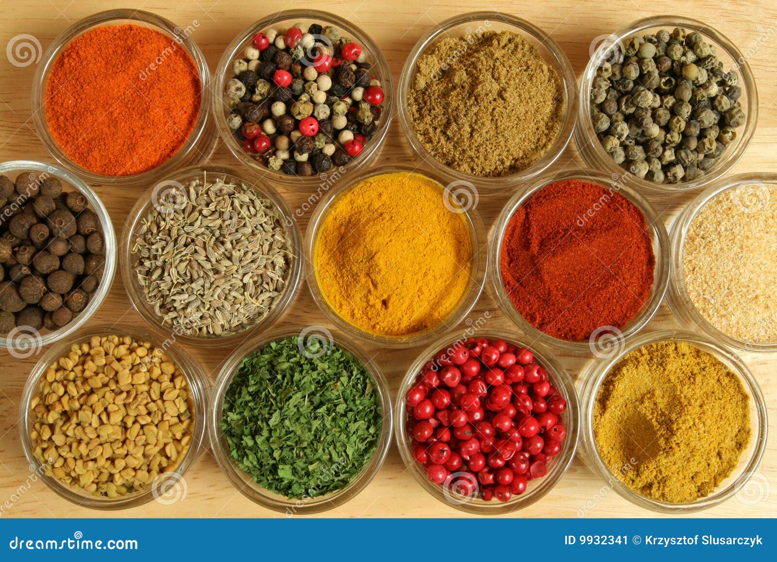 Spices stock image. Image of seasoning, season, herb, ingredient - 9932341