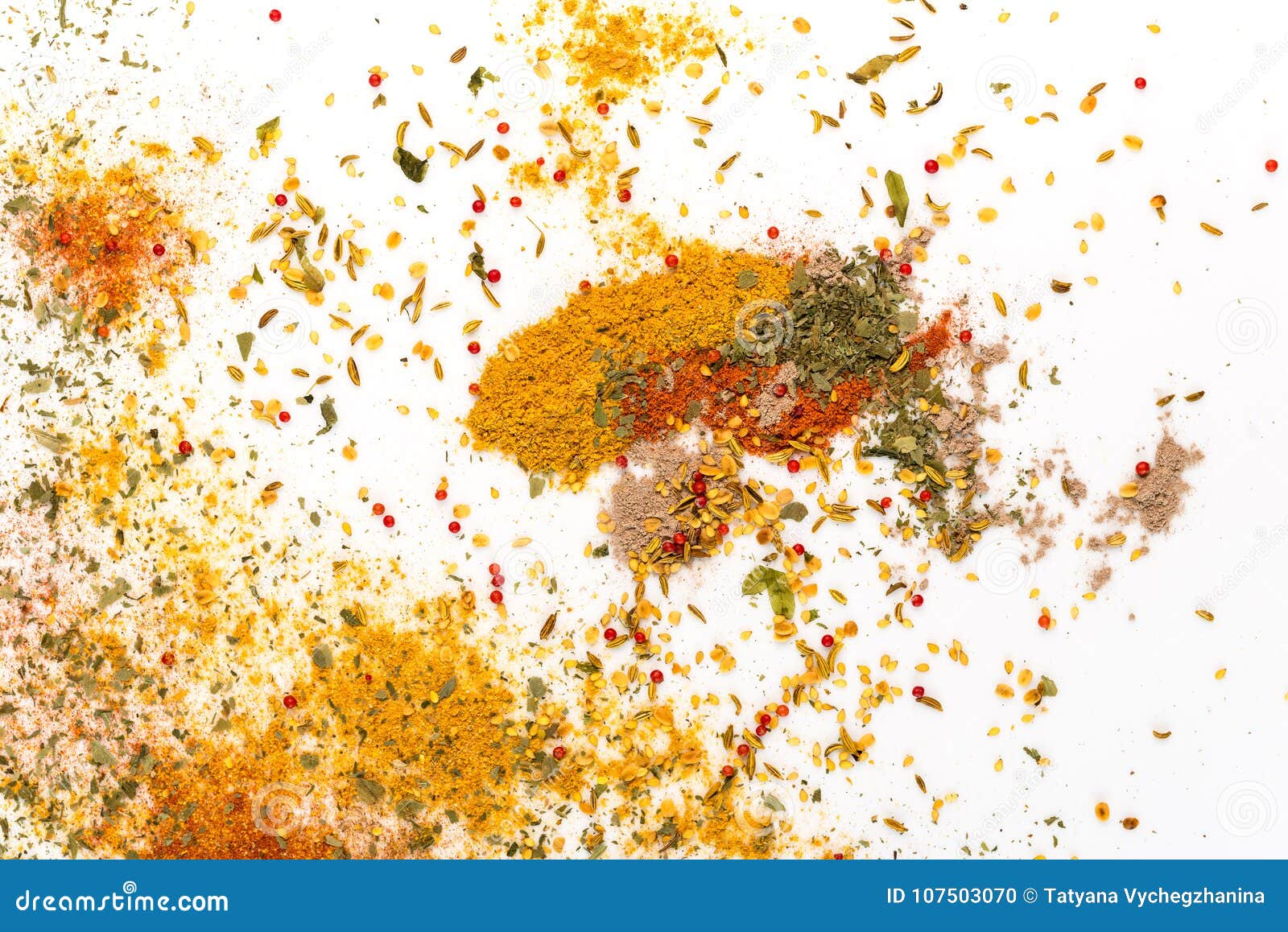 Spices abstract background stock photo. Image of natural - 107503070