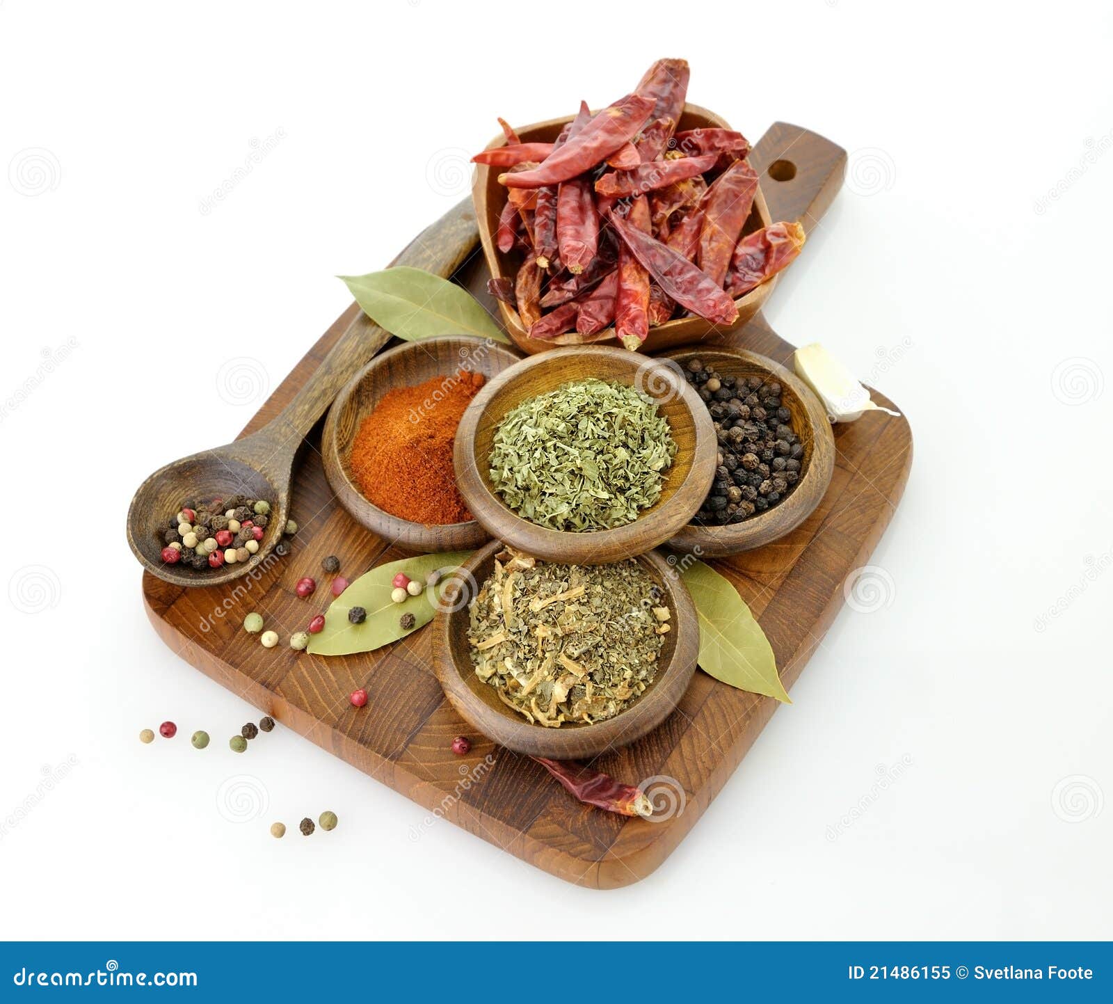 Spices Assortment stock image. Image of wooden, pepper - 21486155