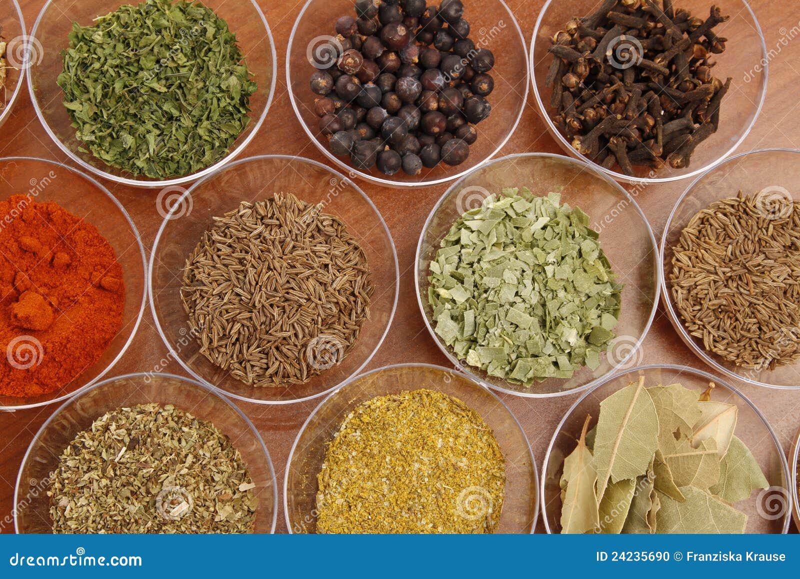 Spices assortment stock photo. Image of ingredients, green - 24235690