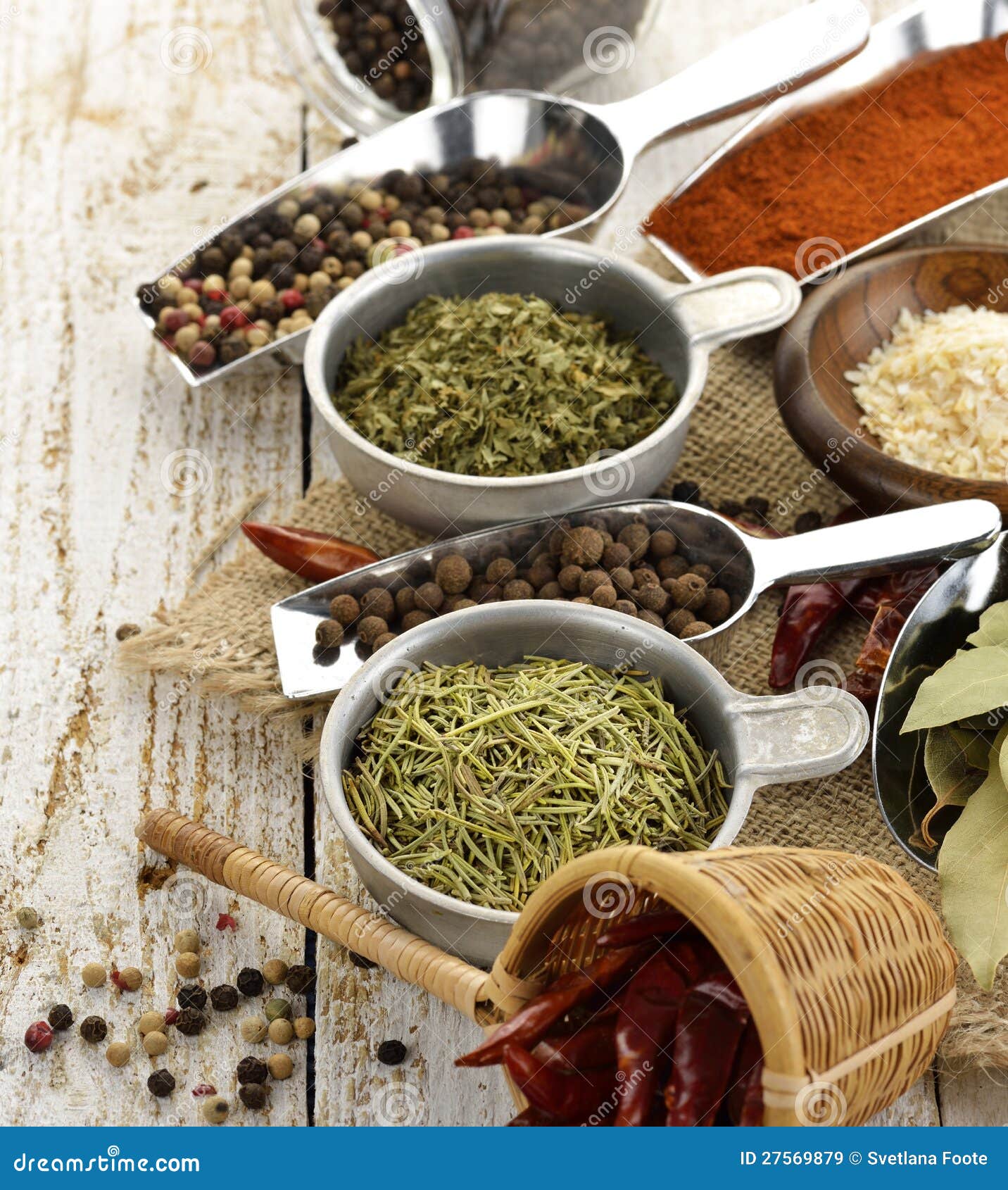 Spices Assortment stock image. Image of peppercorn, food - 27569879