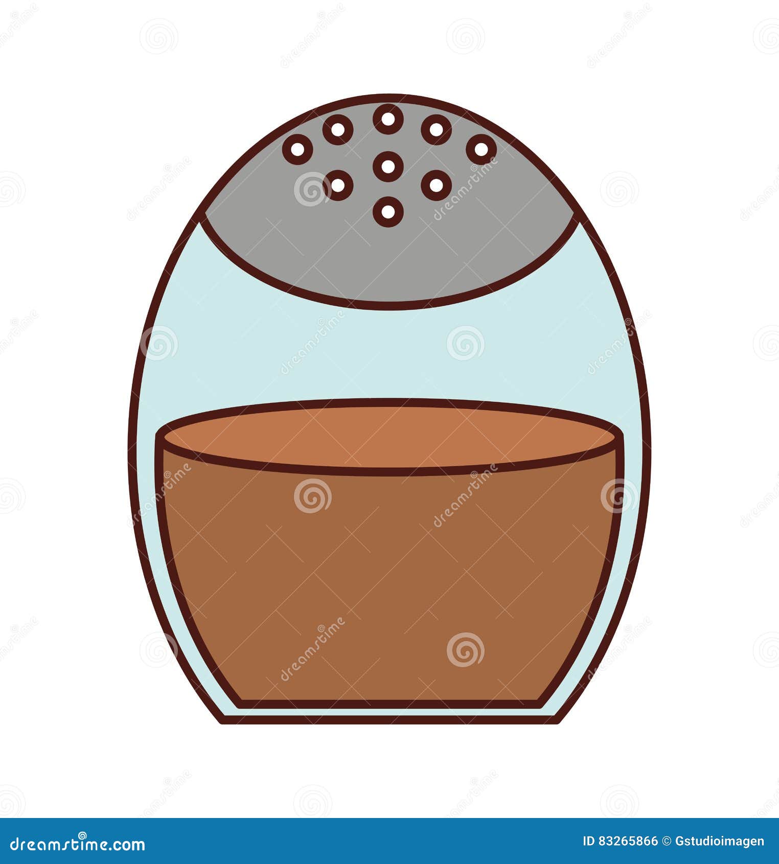 Spices Bottle Isolated Icon Stock Illustration - Illustration of symbol ...