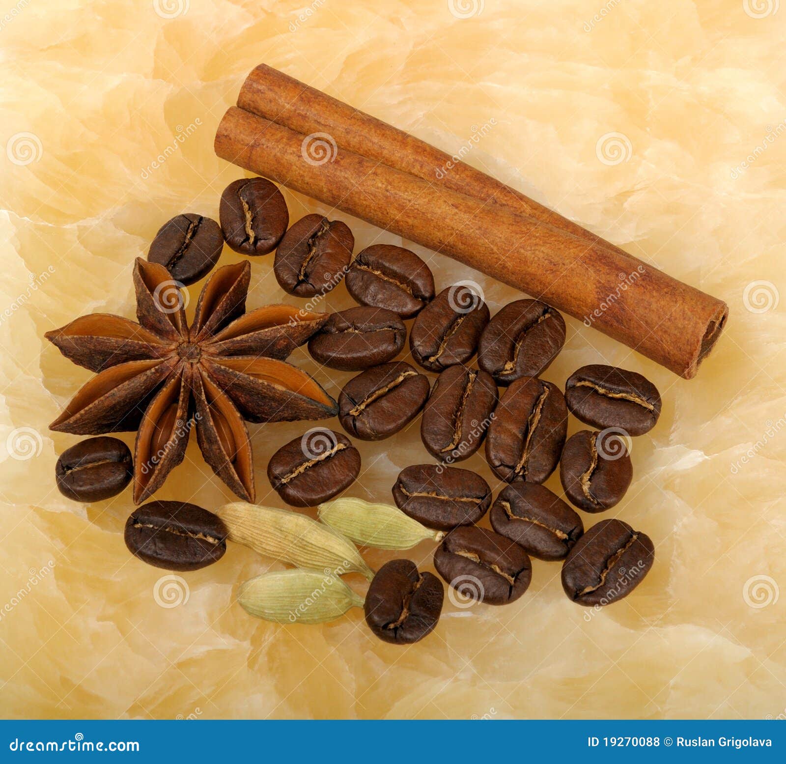 Spices and coffee stock photo. Image of fragrant, foods - 19270088