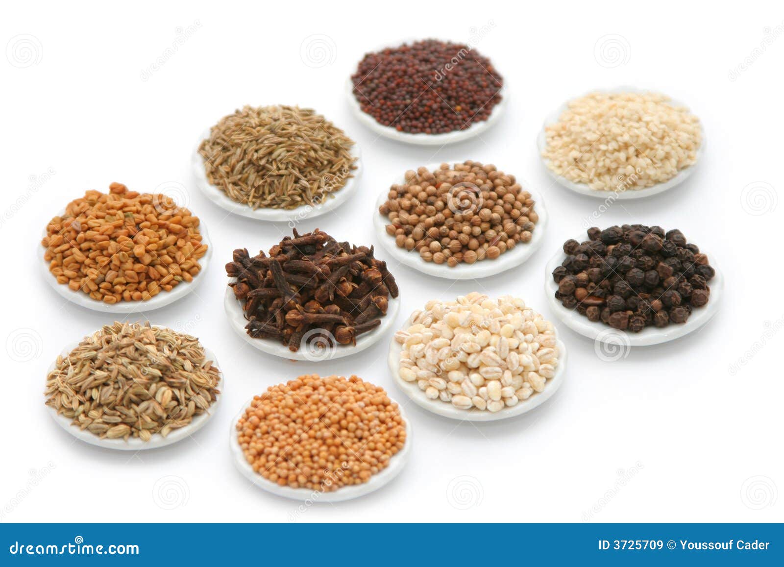 Spices and condiments stock image. Image of ingredient - 3725709