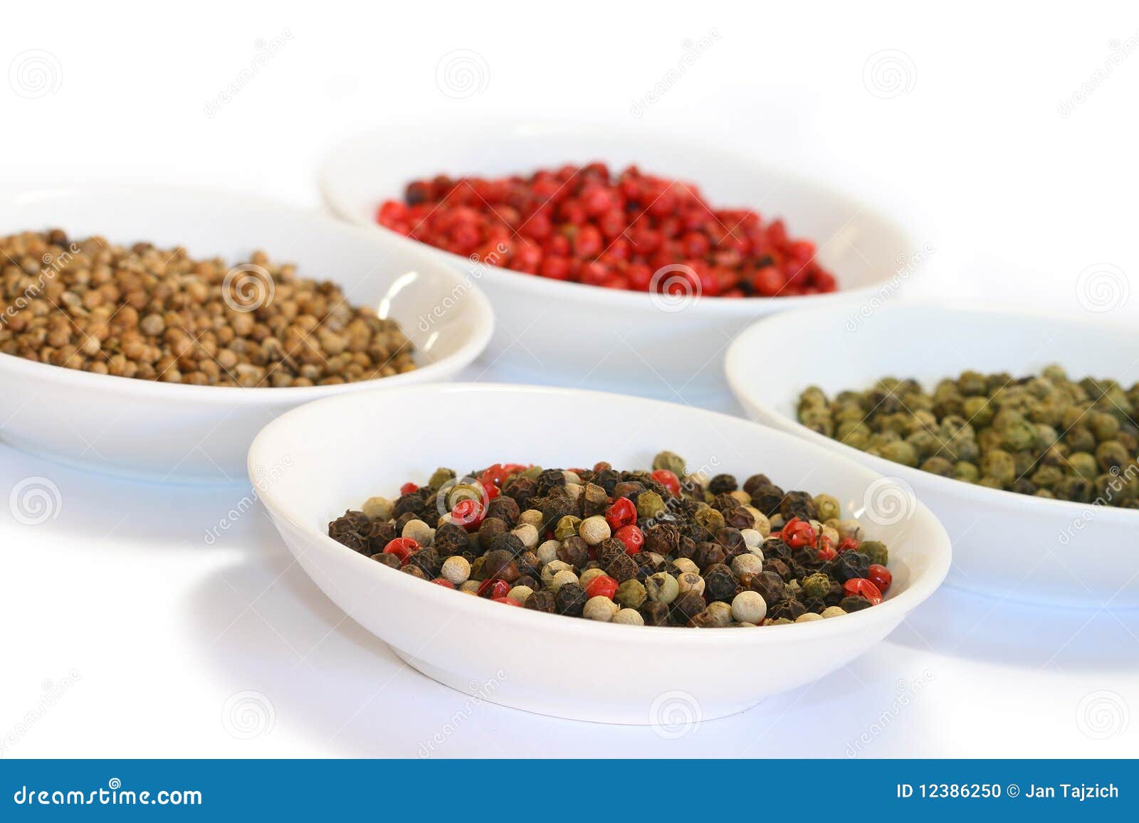 Spices - Different Kinds of Pepper Stock Photo - Image of close ...