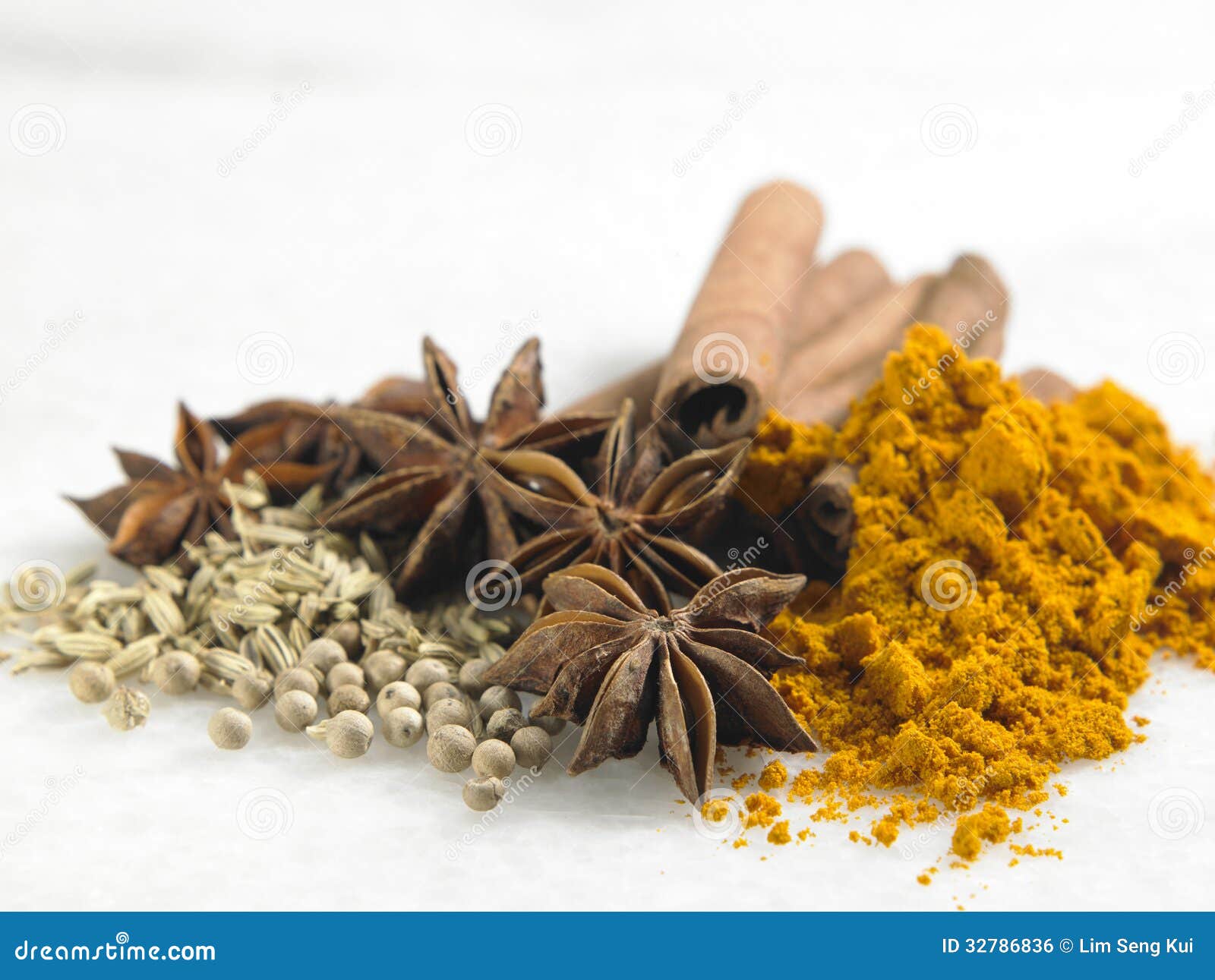 Spices stock photo. Image of star, badiane, ingredient - 32786836