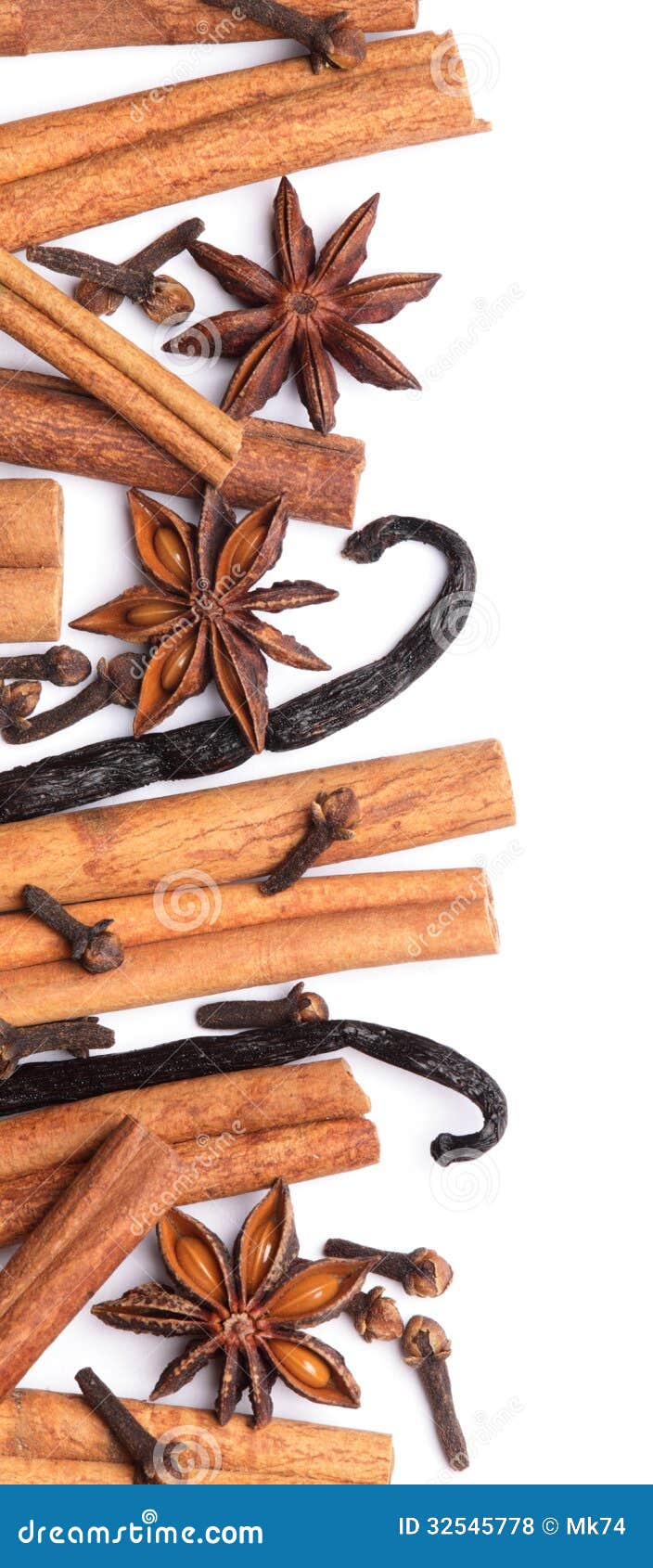 Spices frame stock photo. Image of close, isolated, detail - 32545778