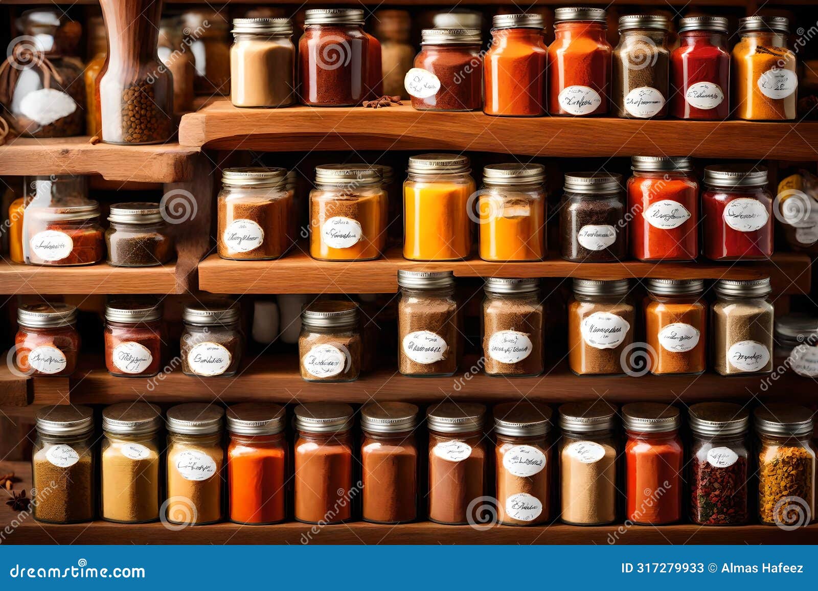 Spices Galore: a Multisensory Feast Stock Illustration - Illustration ...