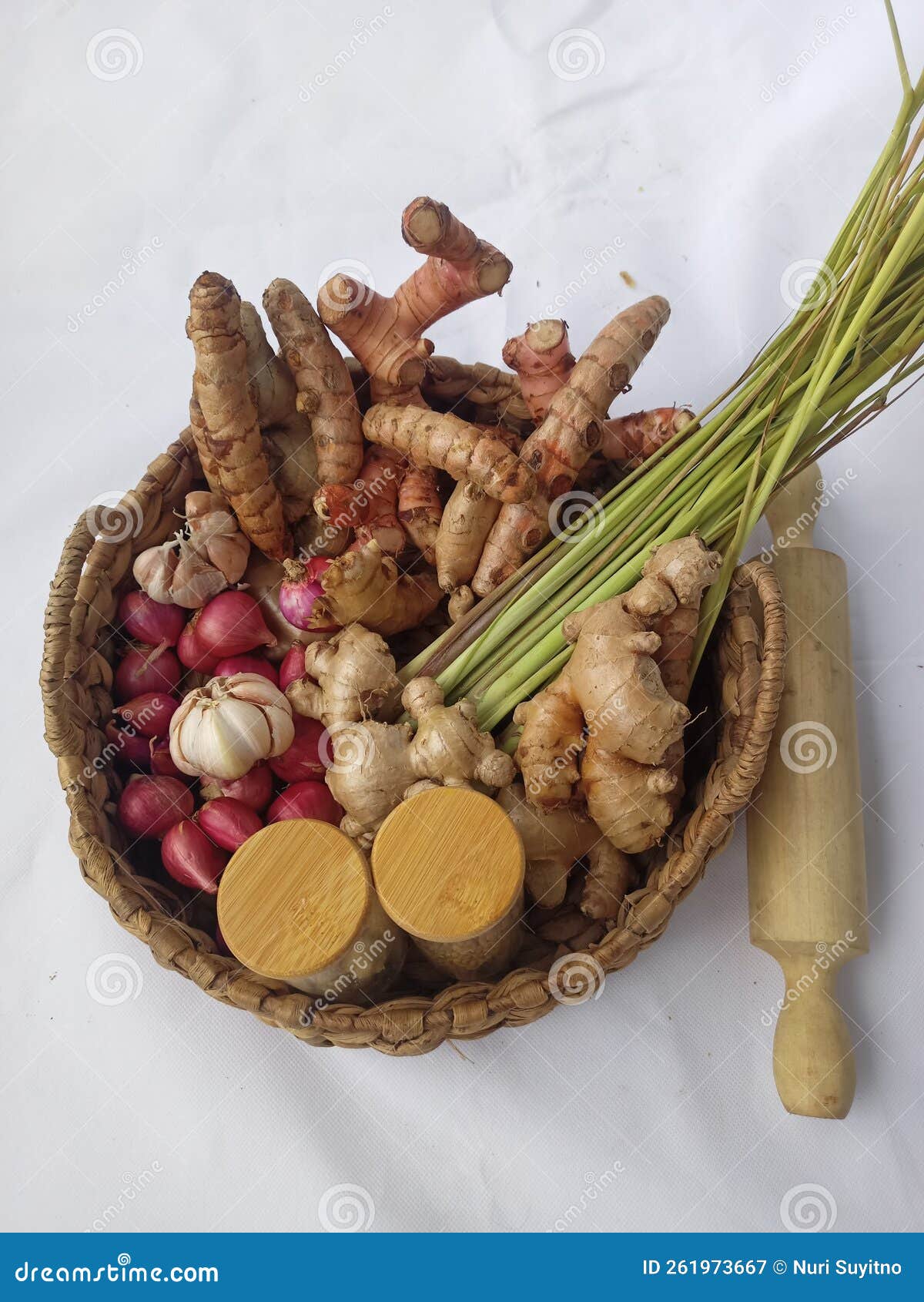 Spices, Ginger, Red Onion and Many More Stock Image - Image of spices ...