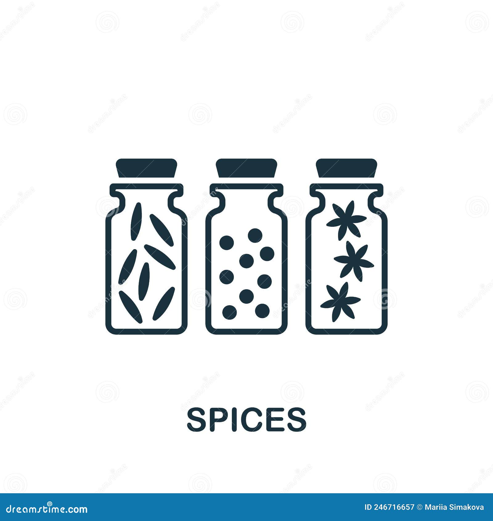 Spices Icon. Monochrome Simple Cooking Icon for Templates, Web Design ...