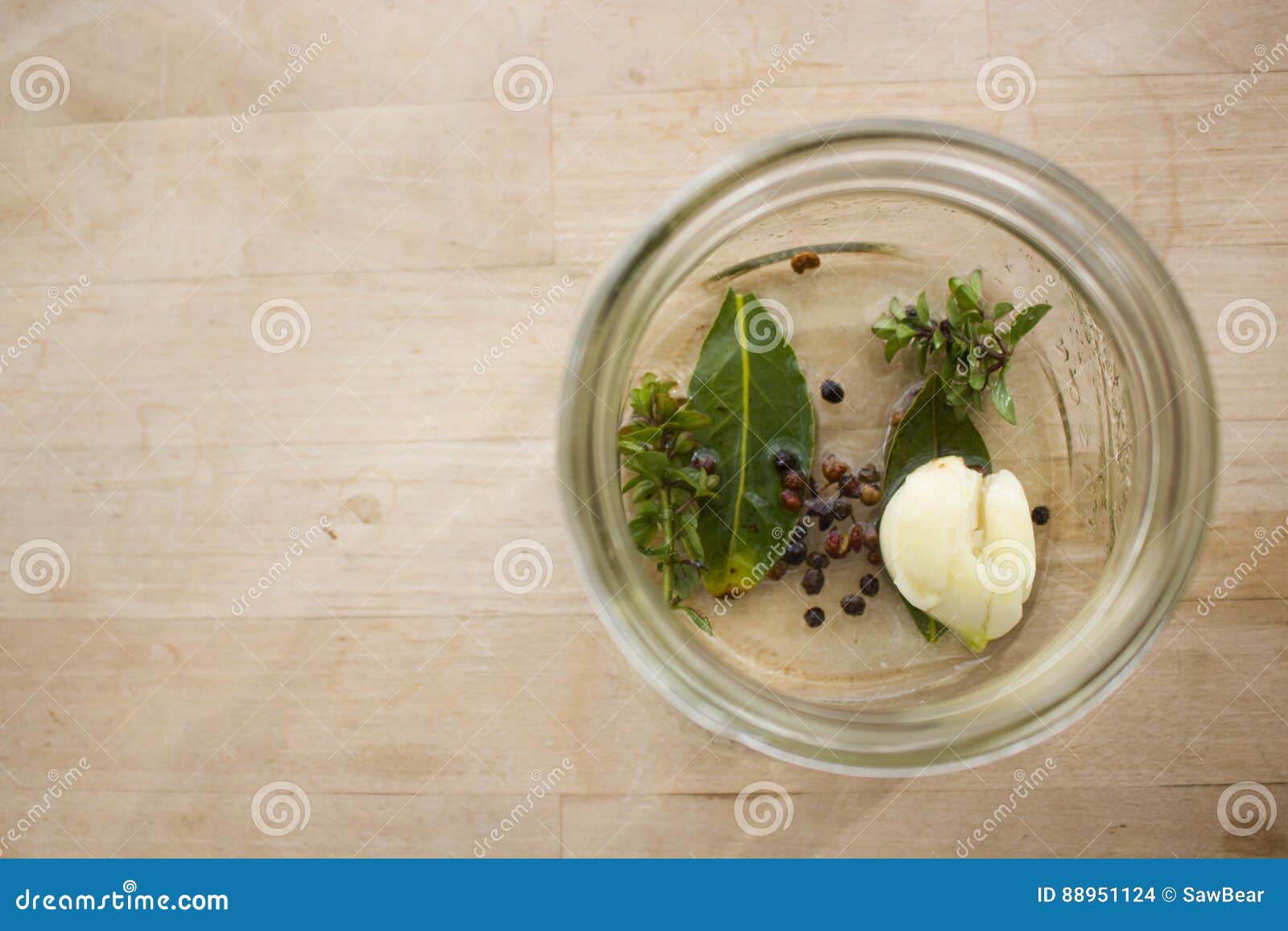 Spices in a Jar stock photo. Image of season, leaves - 88951124