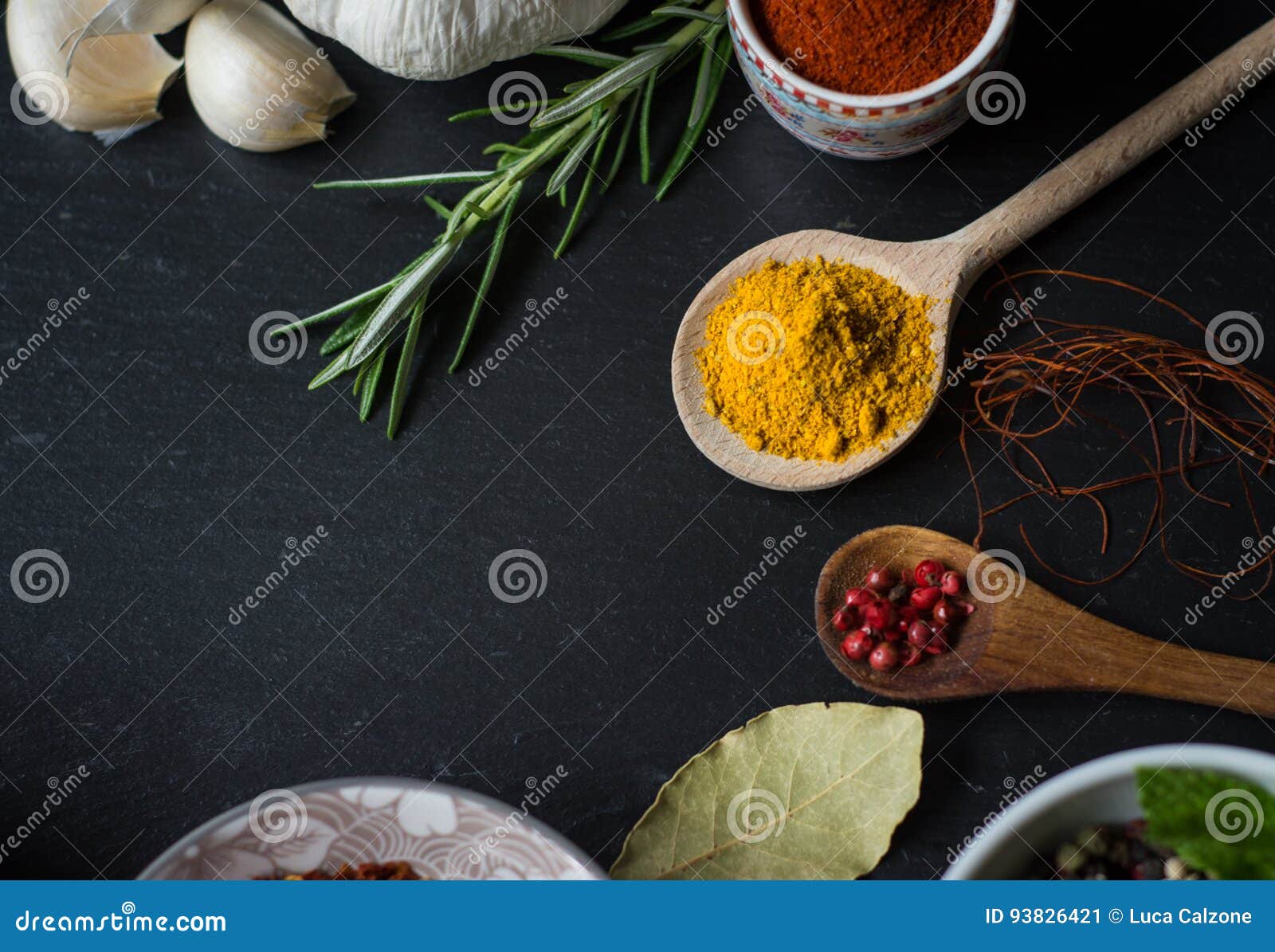Spices in the kitchen stock image. Image of frisch, blacurren - 93826421