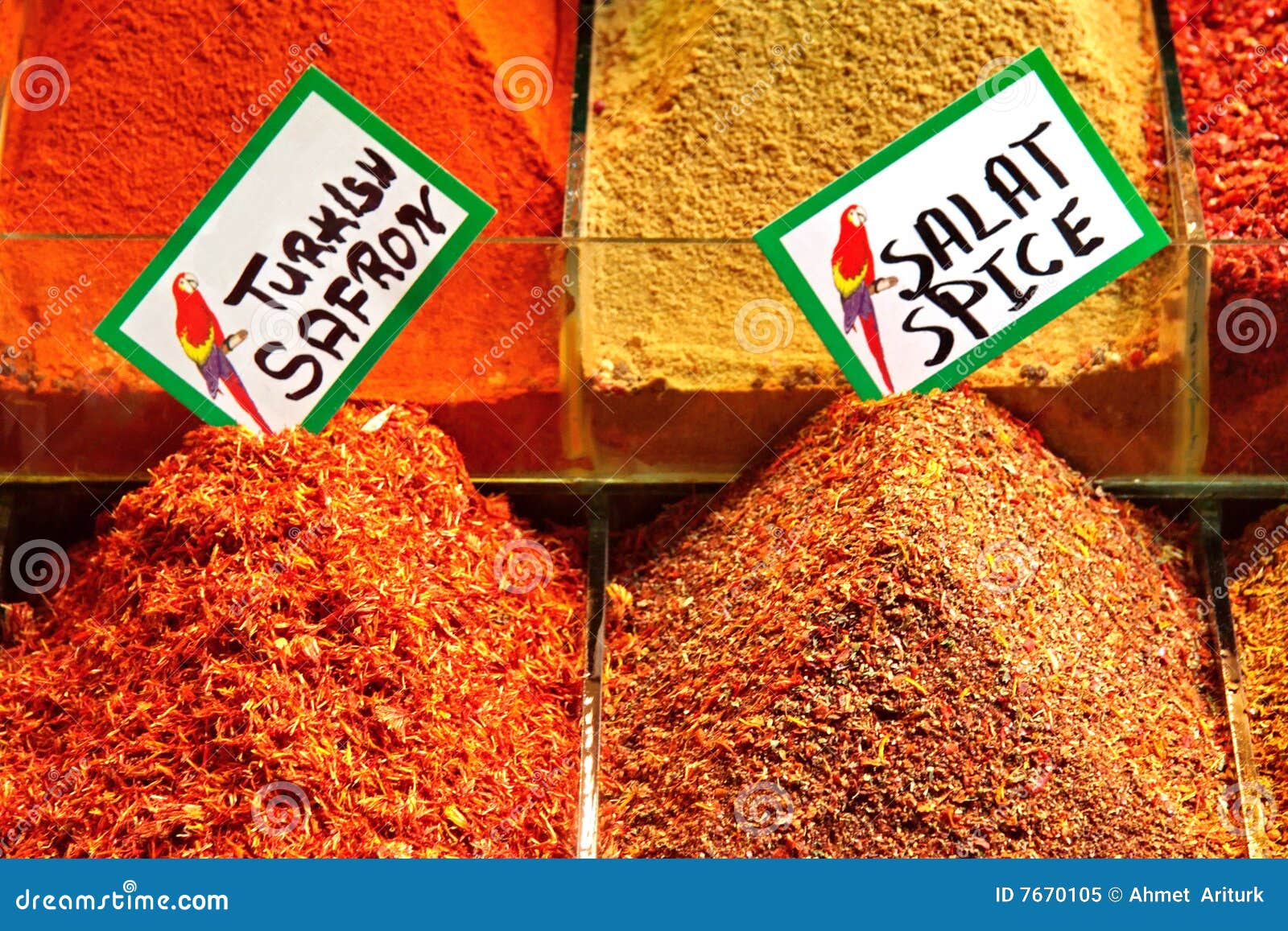 Spices with labels stock image. Image of orange, ingredients - 7670105