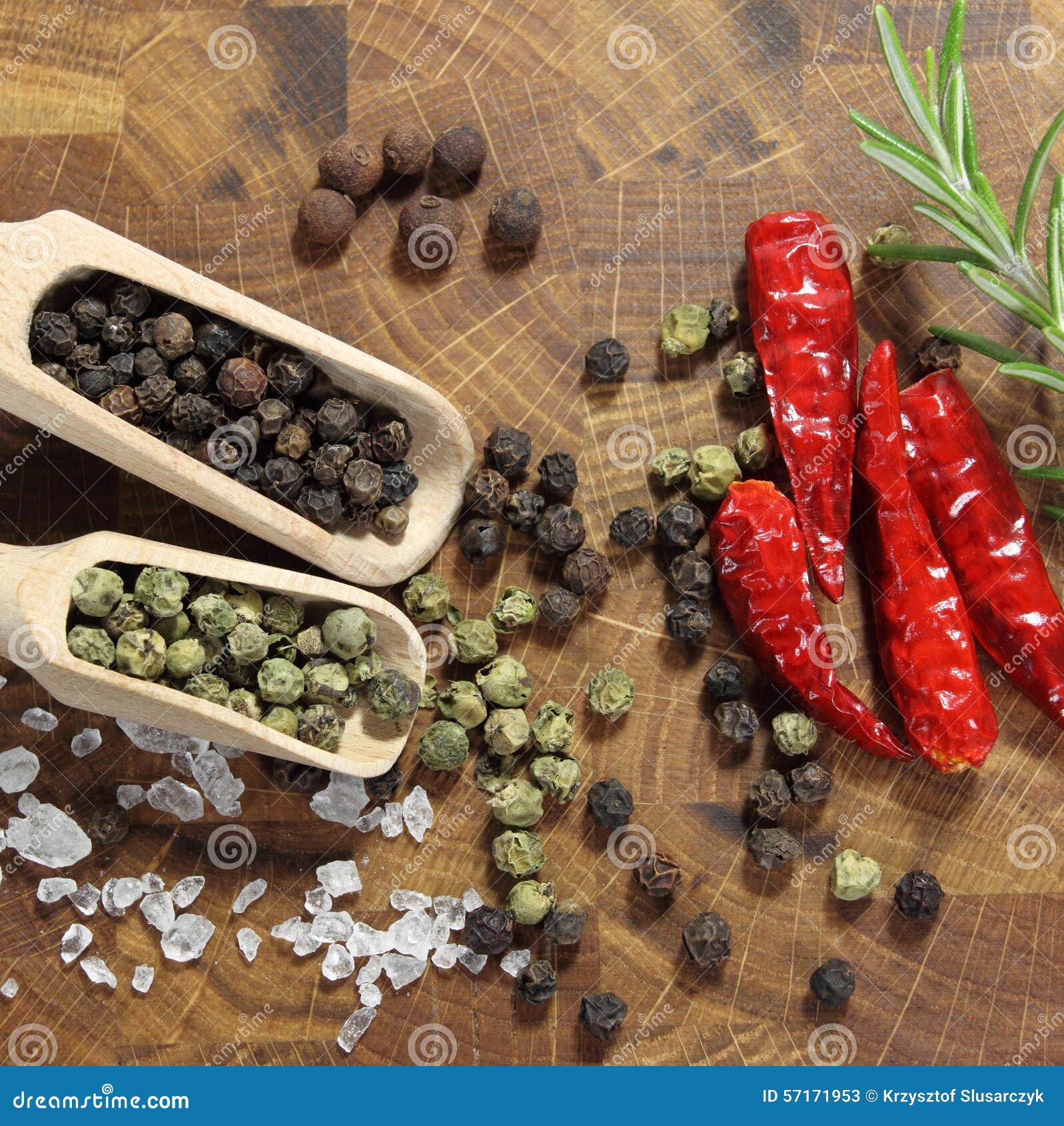Spices stock image. Image of seasoning, herb, black, spice - 57171953