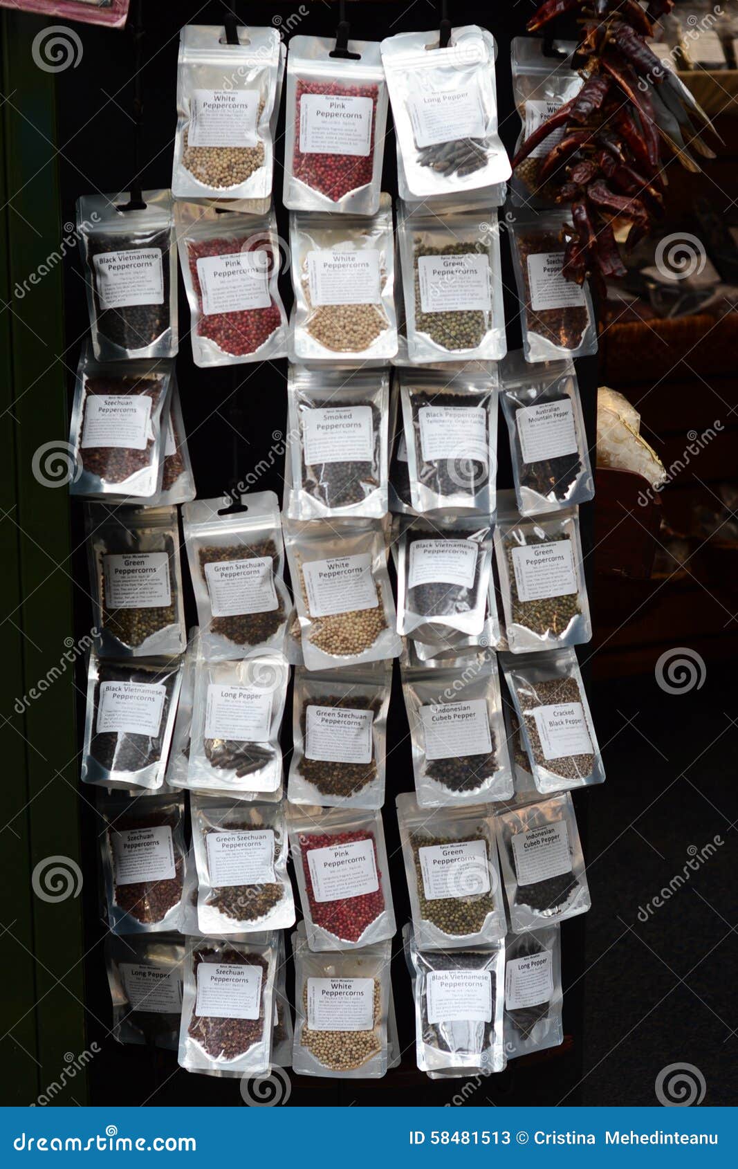 Spices stock image. Image of eating, stand, food, travel - 58481513