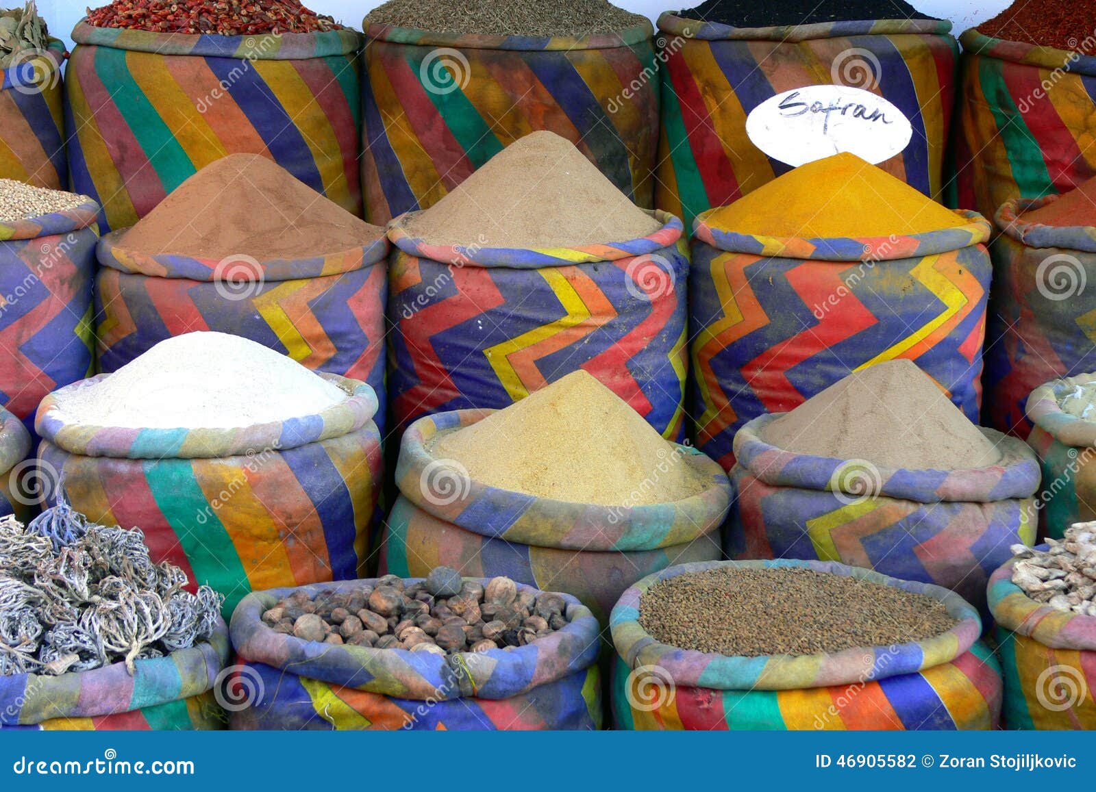 Spices stock photo. Image of orange, east, exoticism - 46905582