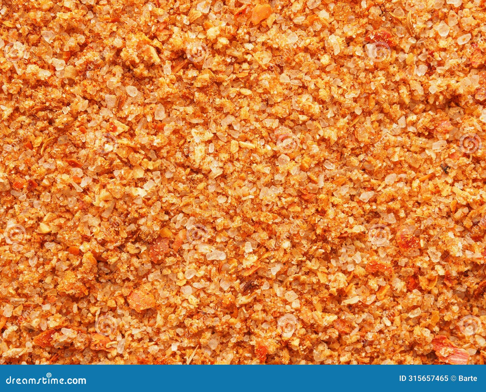 Spicy Barbecue Salt Texture Using As Background Stock Image - Image of ...