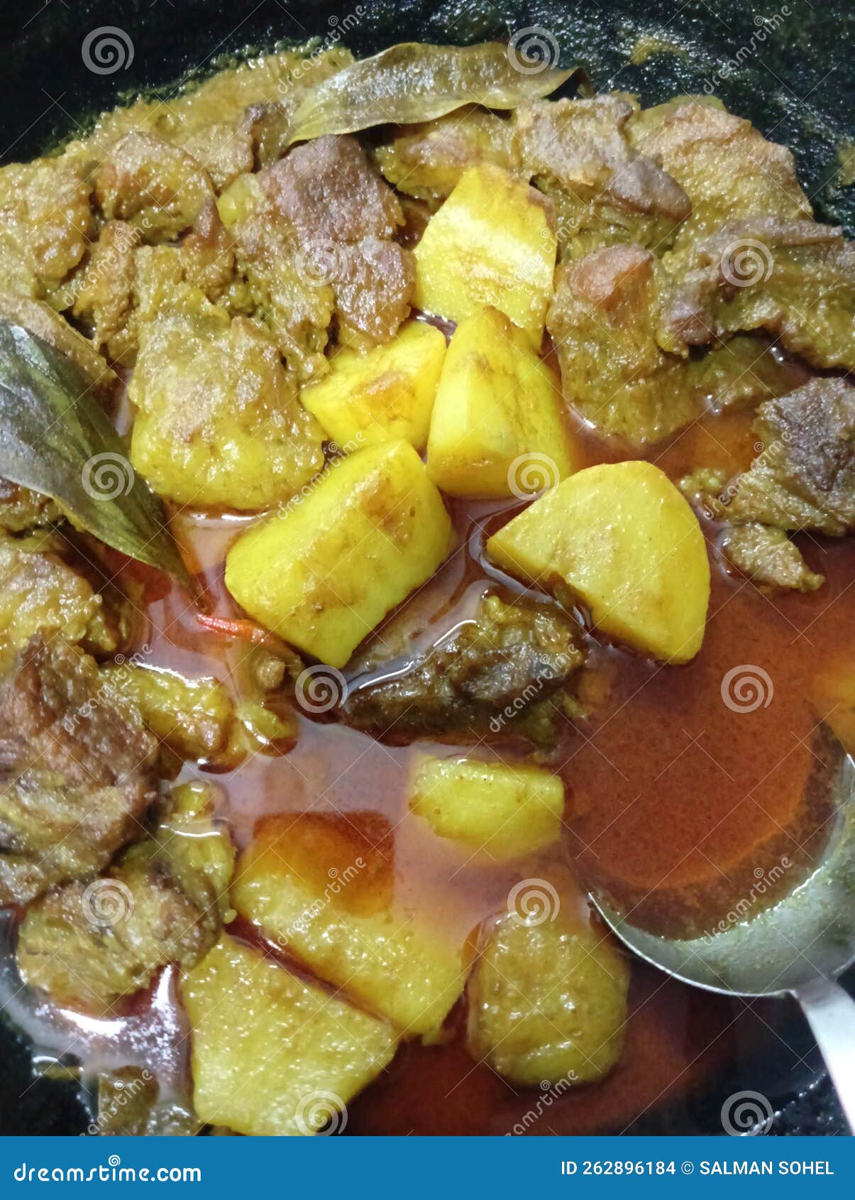 Spicy Beef Curry stock photo. Image of spicy, dessert - 262896184