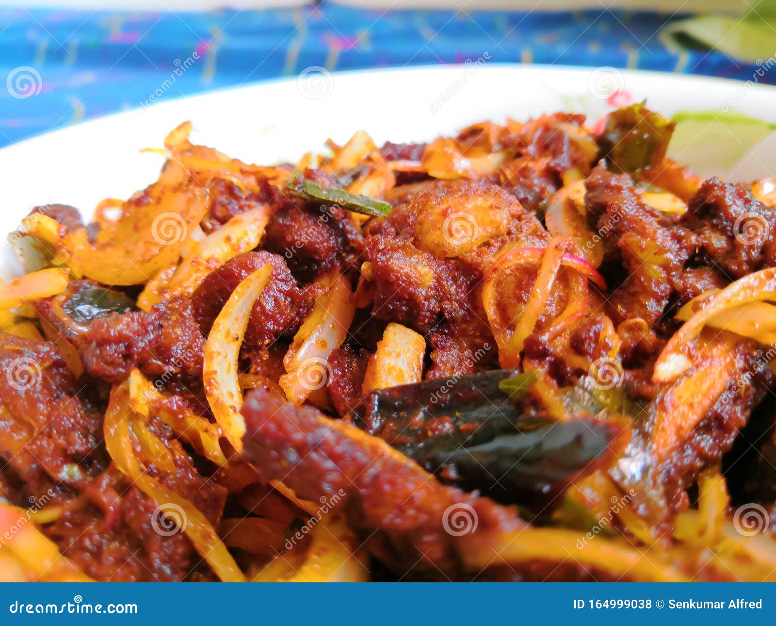 Spicy Beef Fry stock photo. Image of pepper, bowl, beef - 164999038