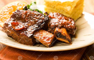 Spicy Braised Beef Ribs stock image. Image of braised - 12057351