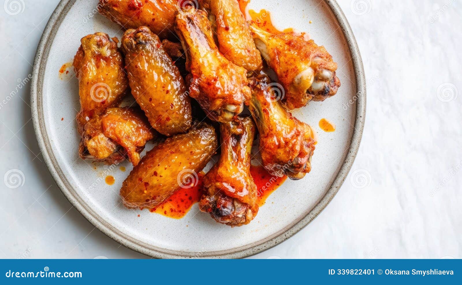 Plate Of Delectable Crispy Fried Chickens Isolated On Transparent ...