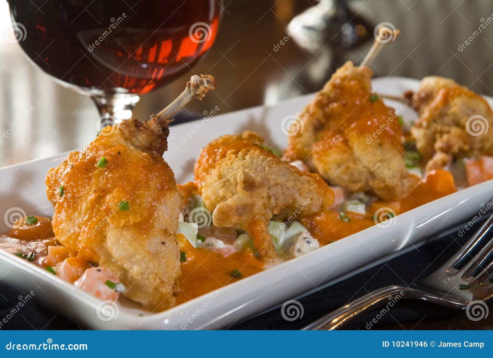 Spicy Buffalo Style Chicken Wings Royalty-Free Stock Photography ...
