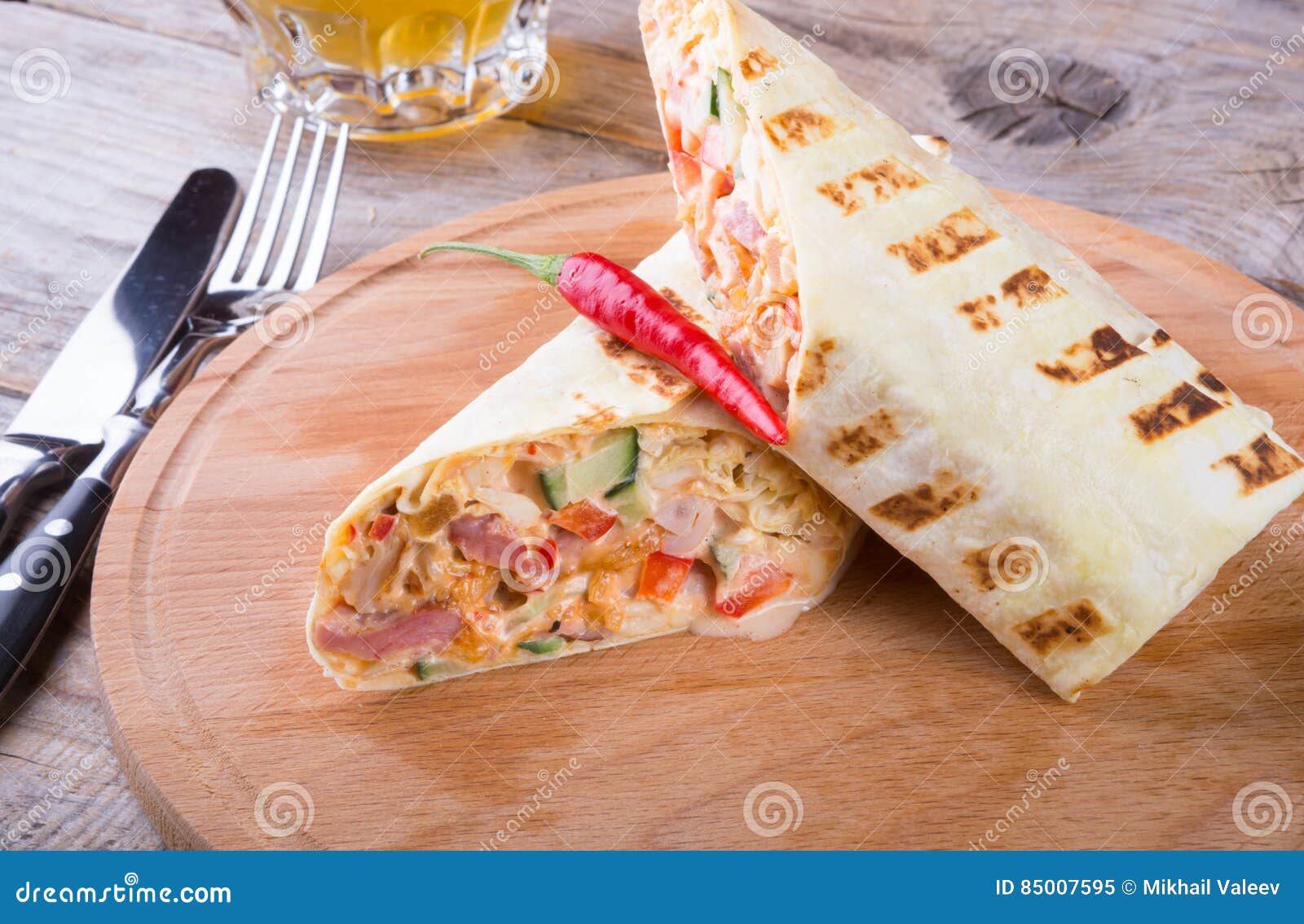 Spicy burrito rolls stock image. Image of snack, meal - 85007595