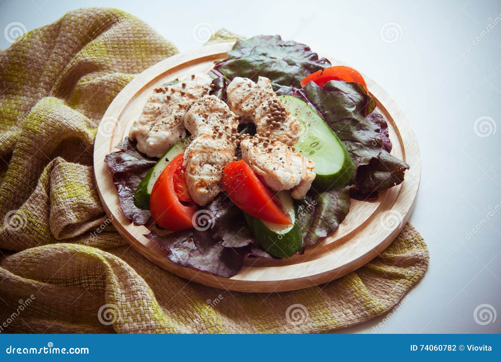 Spicy chicken appetiser stock photo. Image of nutrition - 74060782