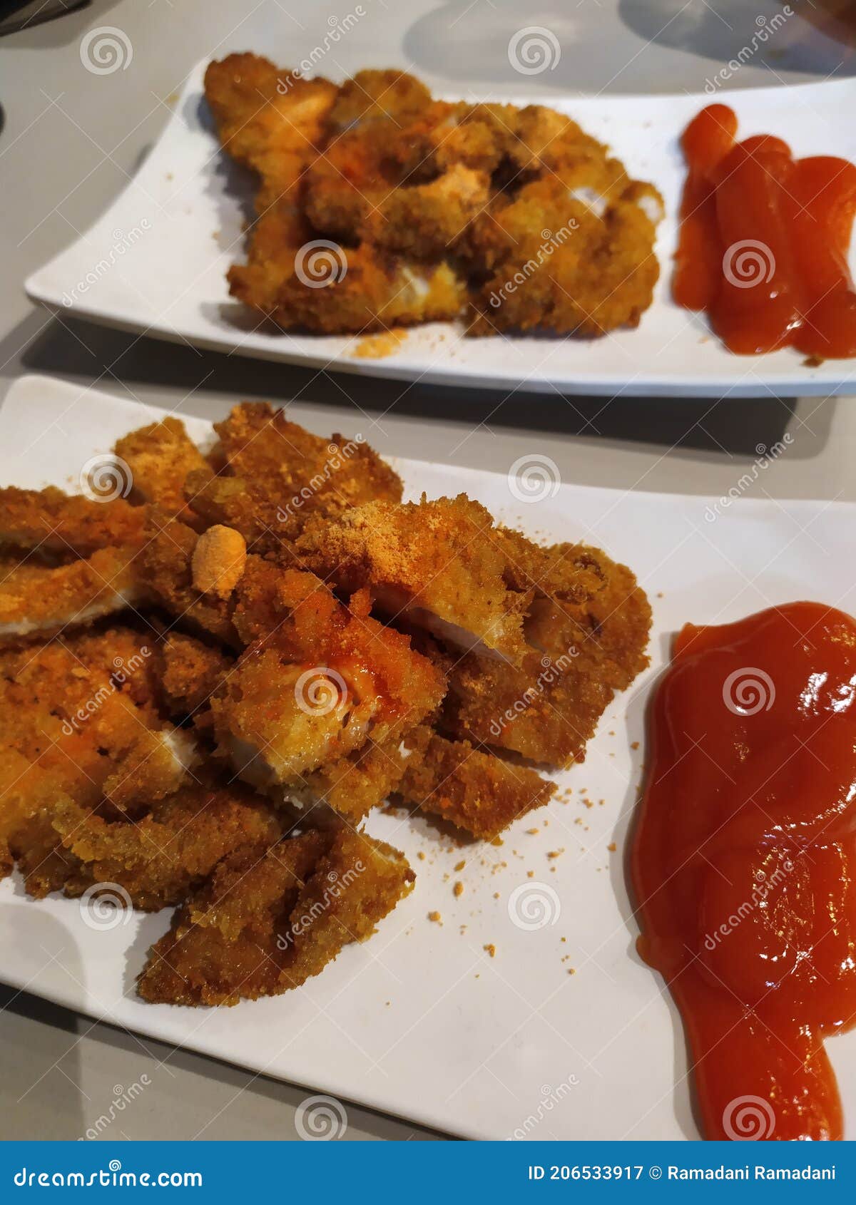Spicy chicken crunch stock image. Image of meal, cuisine - 206533917