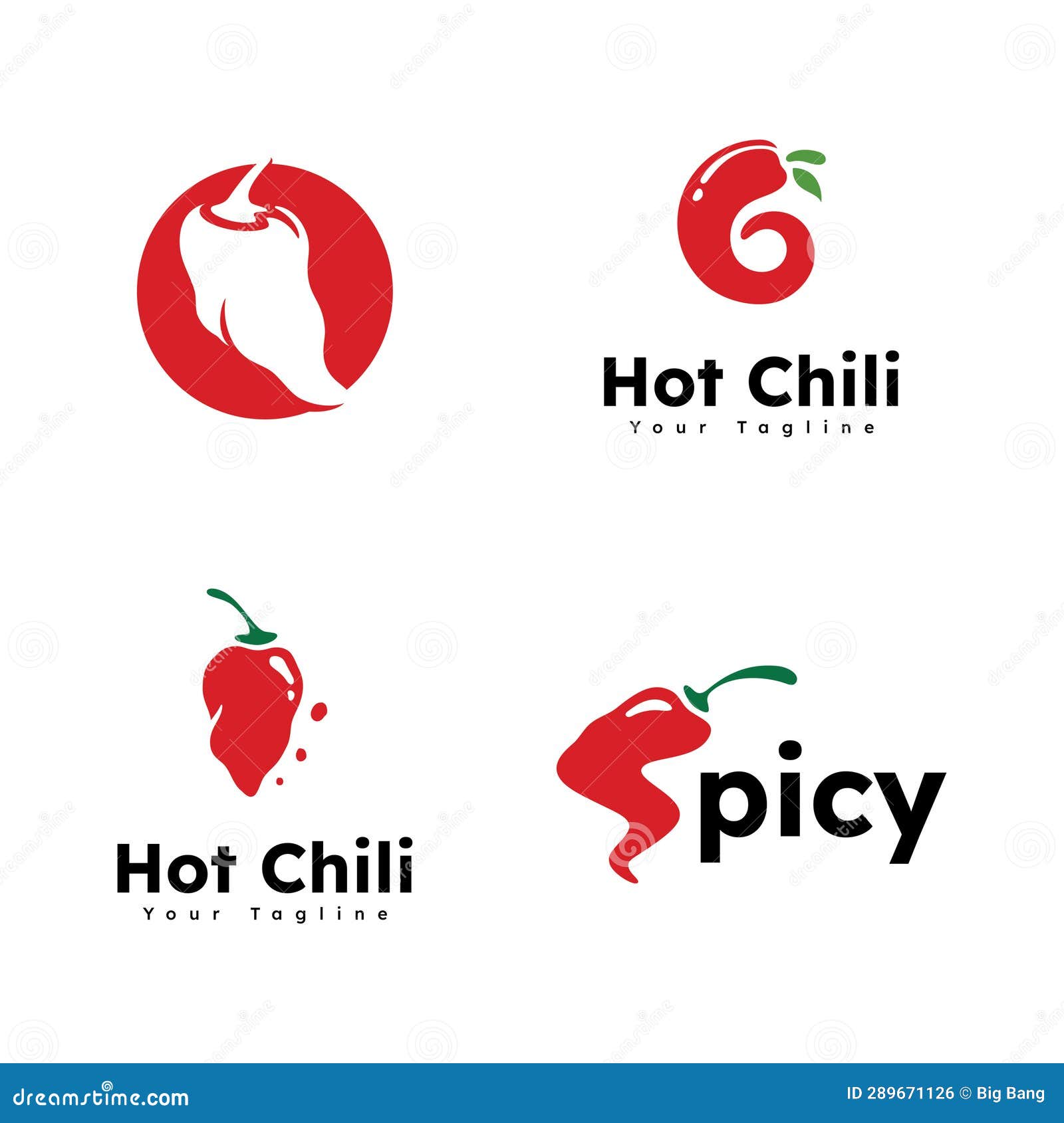 Spicy Chili Logo Vector, Red Pepper Logo Icon Template Stock Vector ...