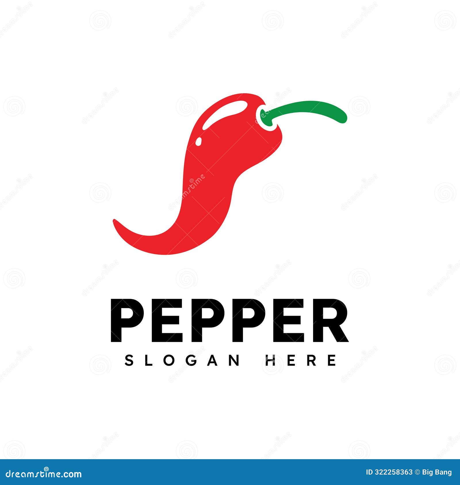 Spicy Chili Logo Vector, Red Pepper Logo Icon Template Stock Vector ...