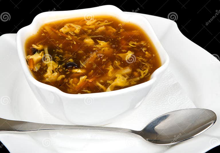 Spicy chinese soup stock image. Image of traditional - 23242885