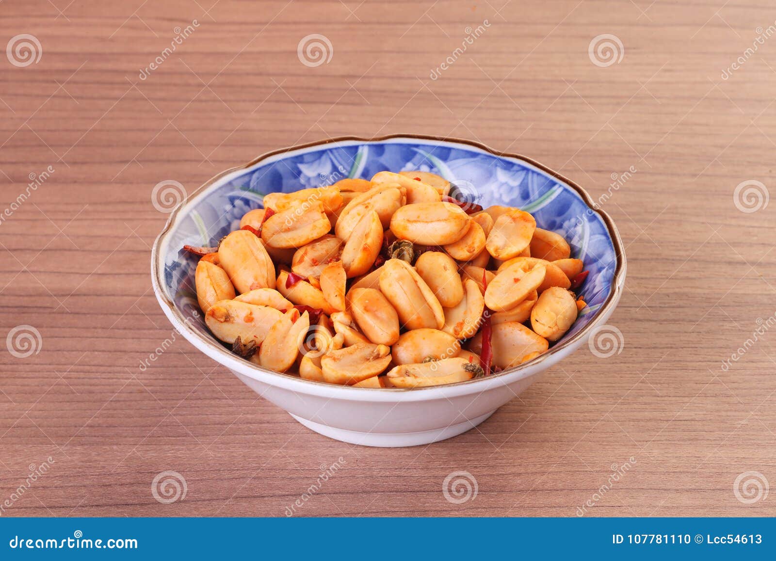 Spicy coated peanuts stock photo. Image of food, groundnut - 107781110