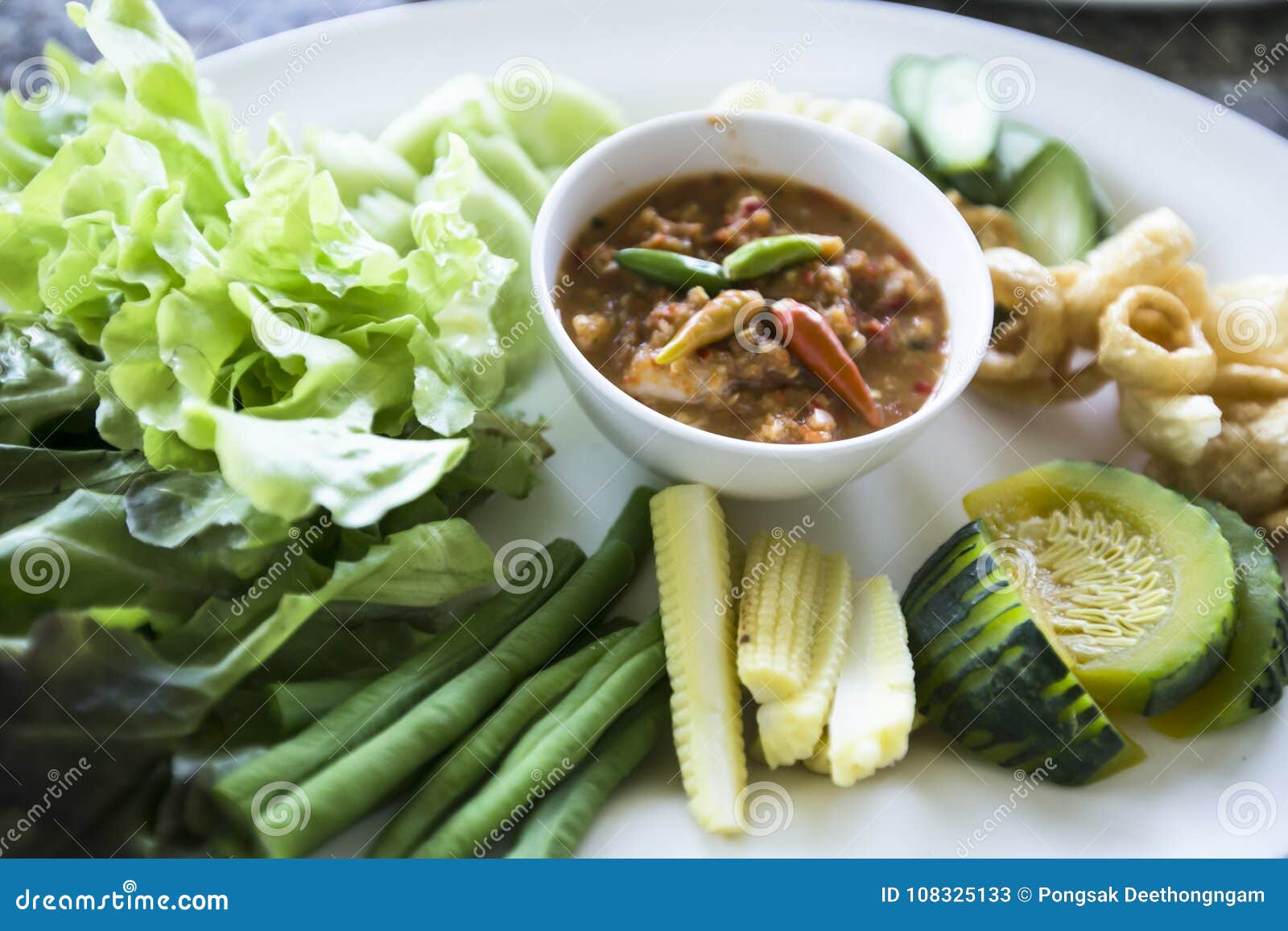 Spicy Crab`s Roe Sauce stock image. Image of style, thailand - 108325133
