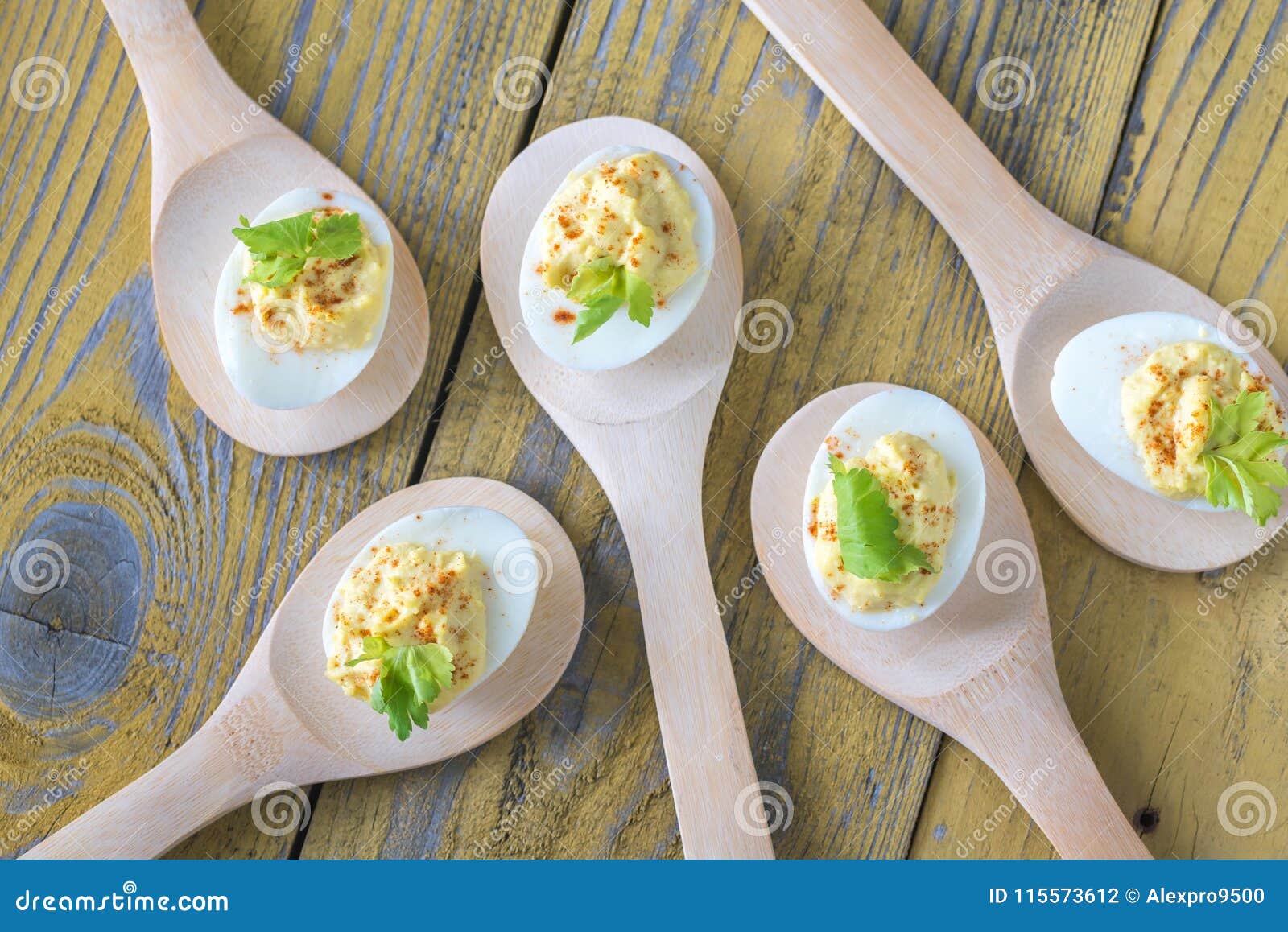 Spicy deviled eggs stock photo. Image of cooked, eggs - 115573612