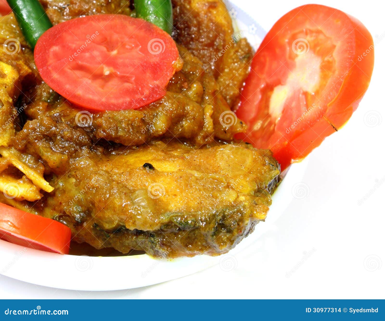 Spicy Fish curry stock photo. Image of chili, japanese - 30977314