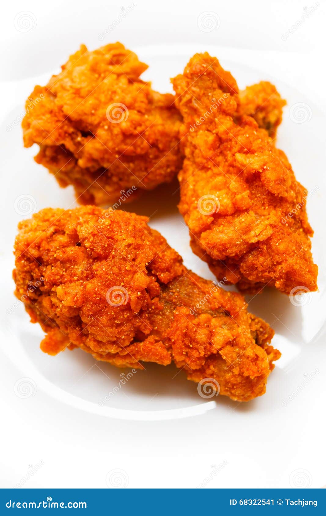Spicy Fried Chicken with Herbs and Spices. Stock Image - Image of fast ...