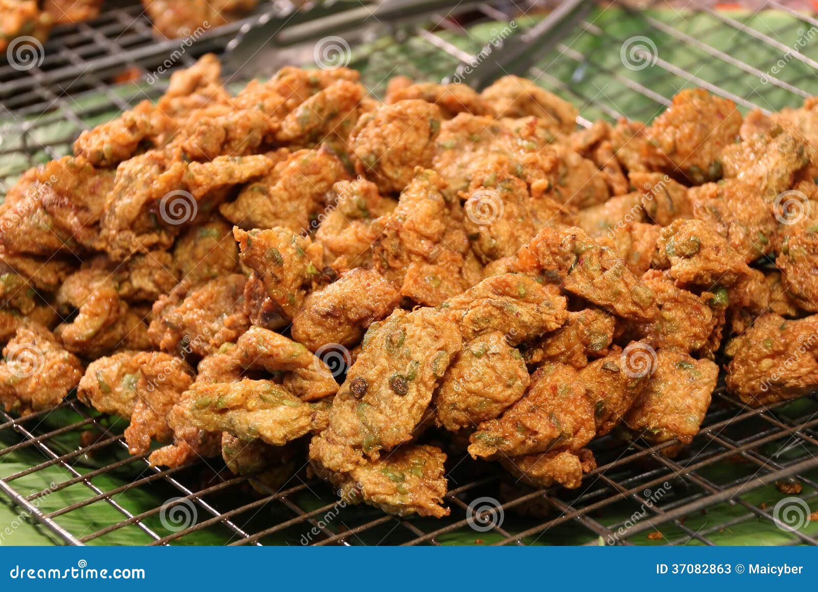 Spicy Fried Fish Patty stock image. Image of cuisine - 37082863