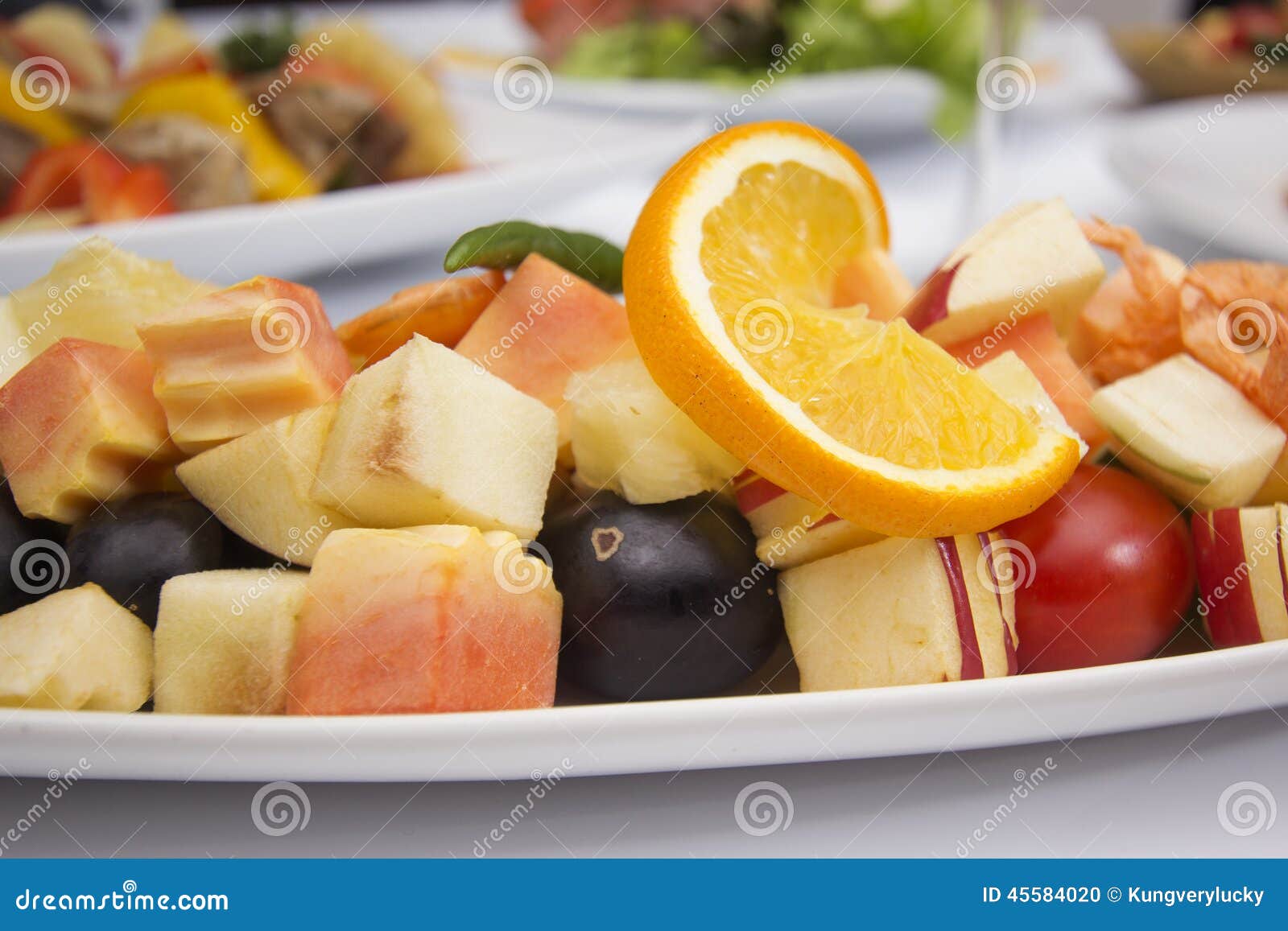 Spicy Fruit Salad stock photo. Image of carrot, apple - 45584020