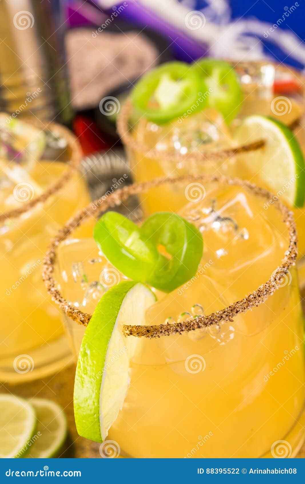 Spicy margarita stock photo. Image of chili, cinco, lemon - 88395522