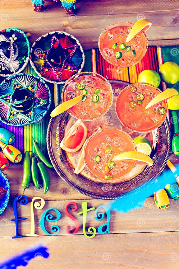Spicy Margarita Stock Image Image Of Papel Blanket 88398367