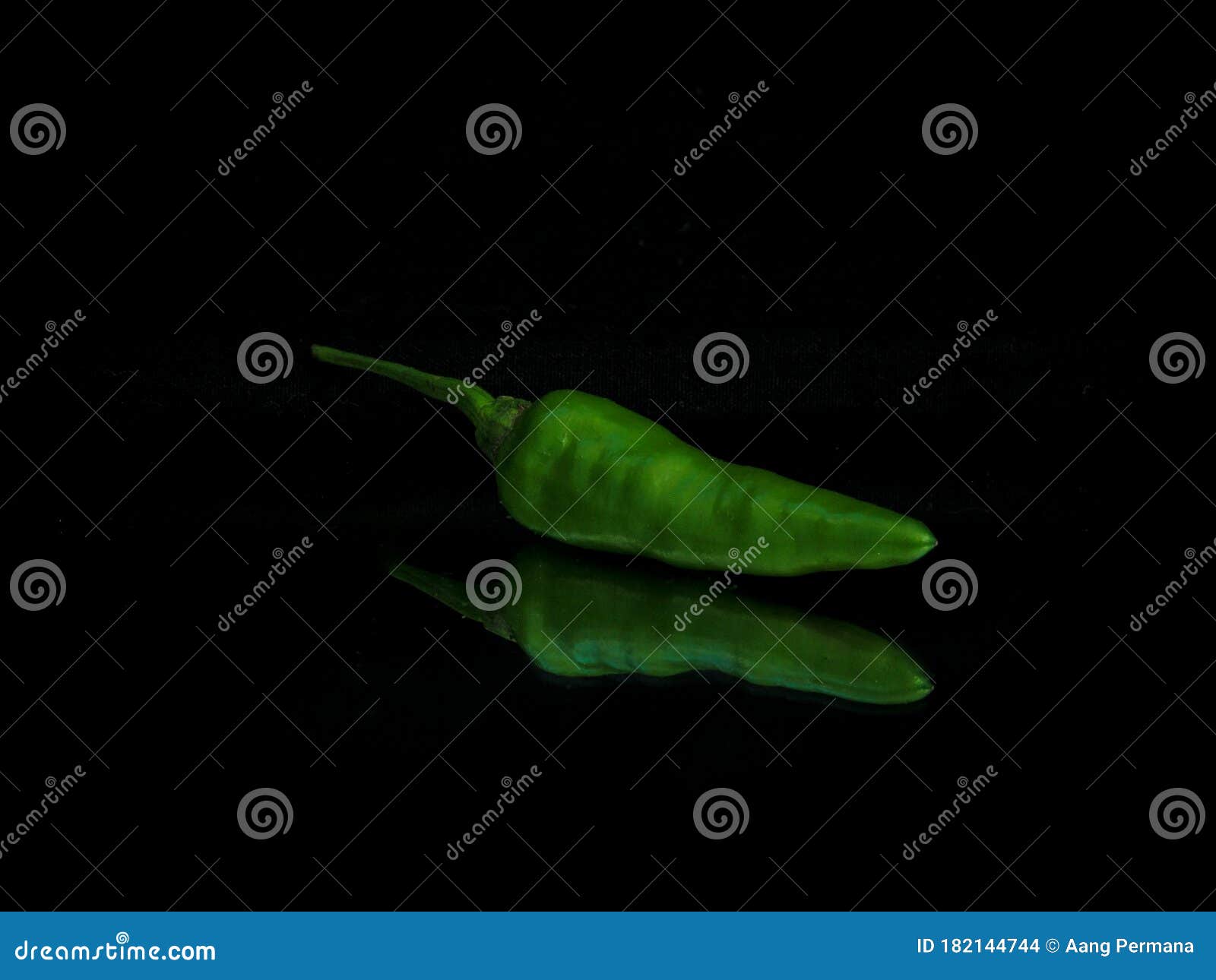 Spicy Green Chilli Low Key Photography Stock Photo - Image of spicy ...